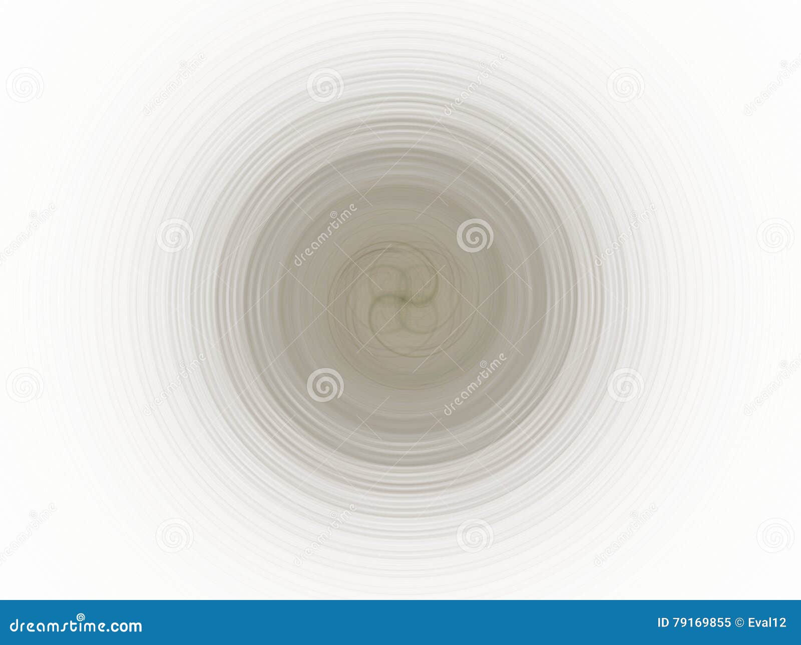 Grey Abstract Fractal with a Circular Spiral Pattern Stock Illustration ...