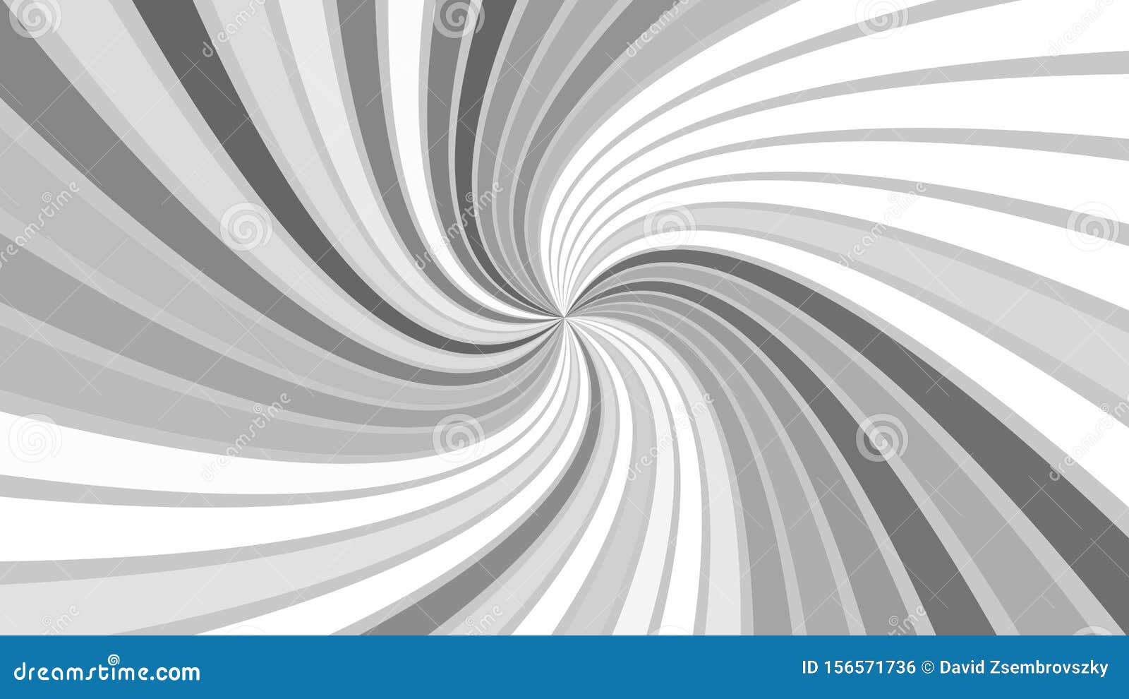 Grey Abstract Hypnotic Spiral Ray Stripe Background Stock Vector ...