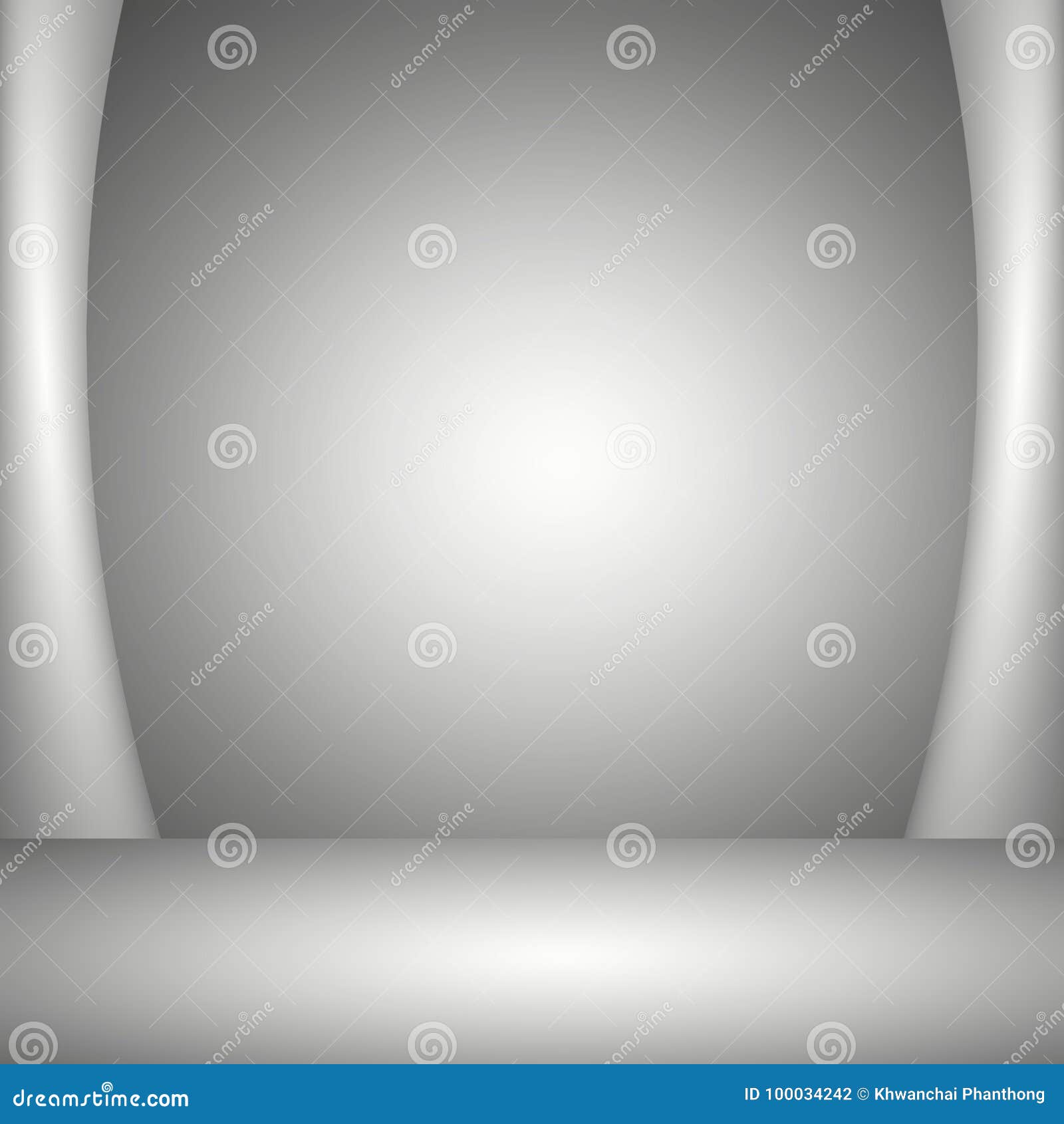 Grey Abstract Studio and Wall Stock Illustration - Illustration of ...