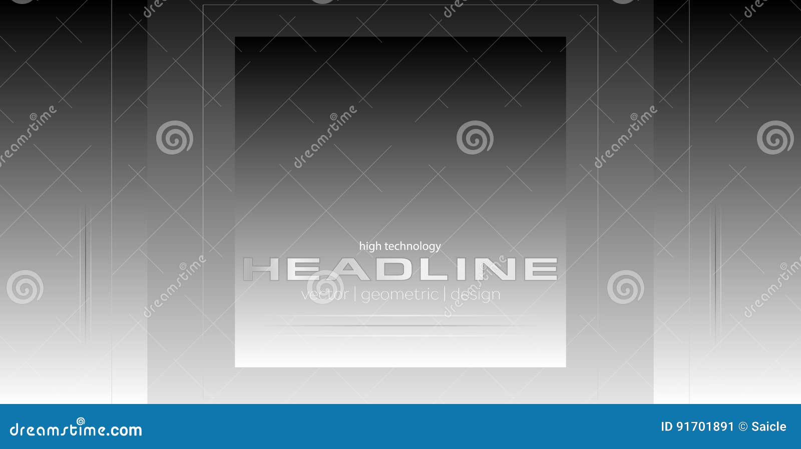 Grey Abstract Tech Gradient Background Stock Vector - Illustration of ...