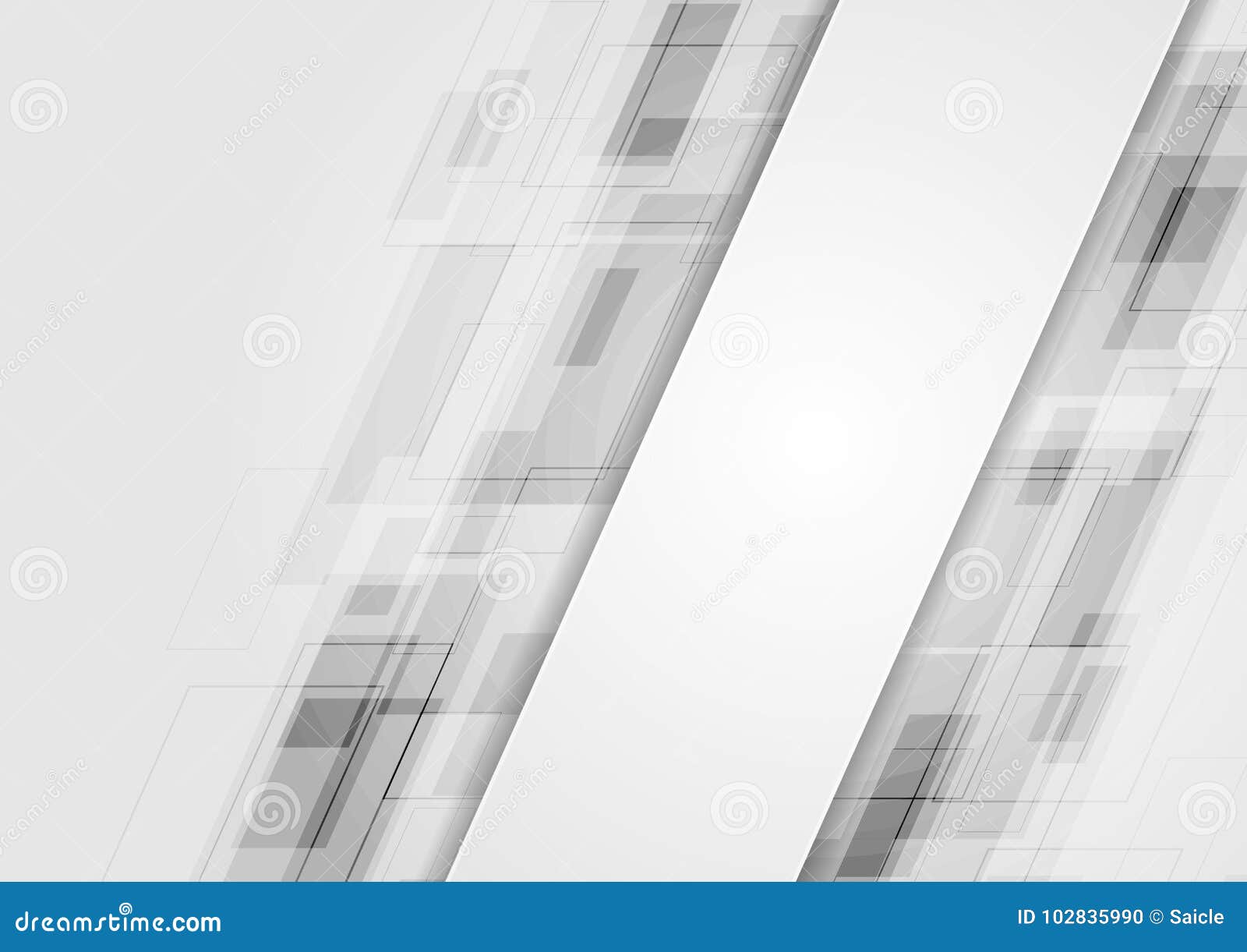Grey Abstract Technology Background Stock Vector - Illustration of ...