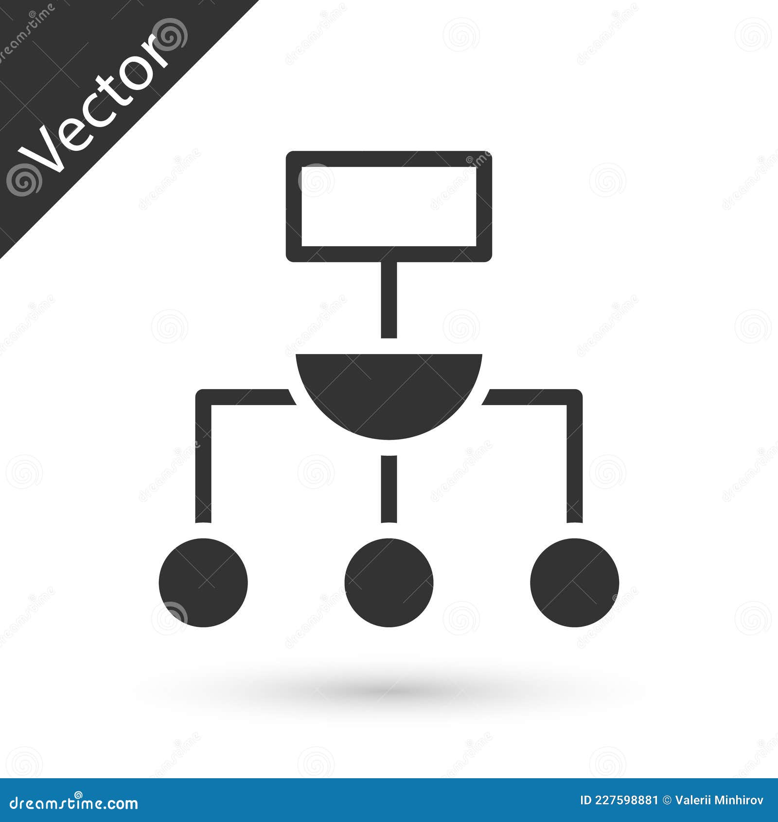 Grey Algorithm Icon Isolated On White Background Algorithm Symbol Design From Artificial