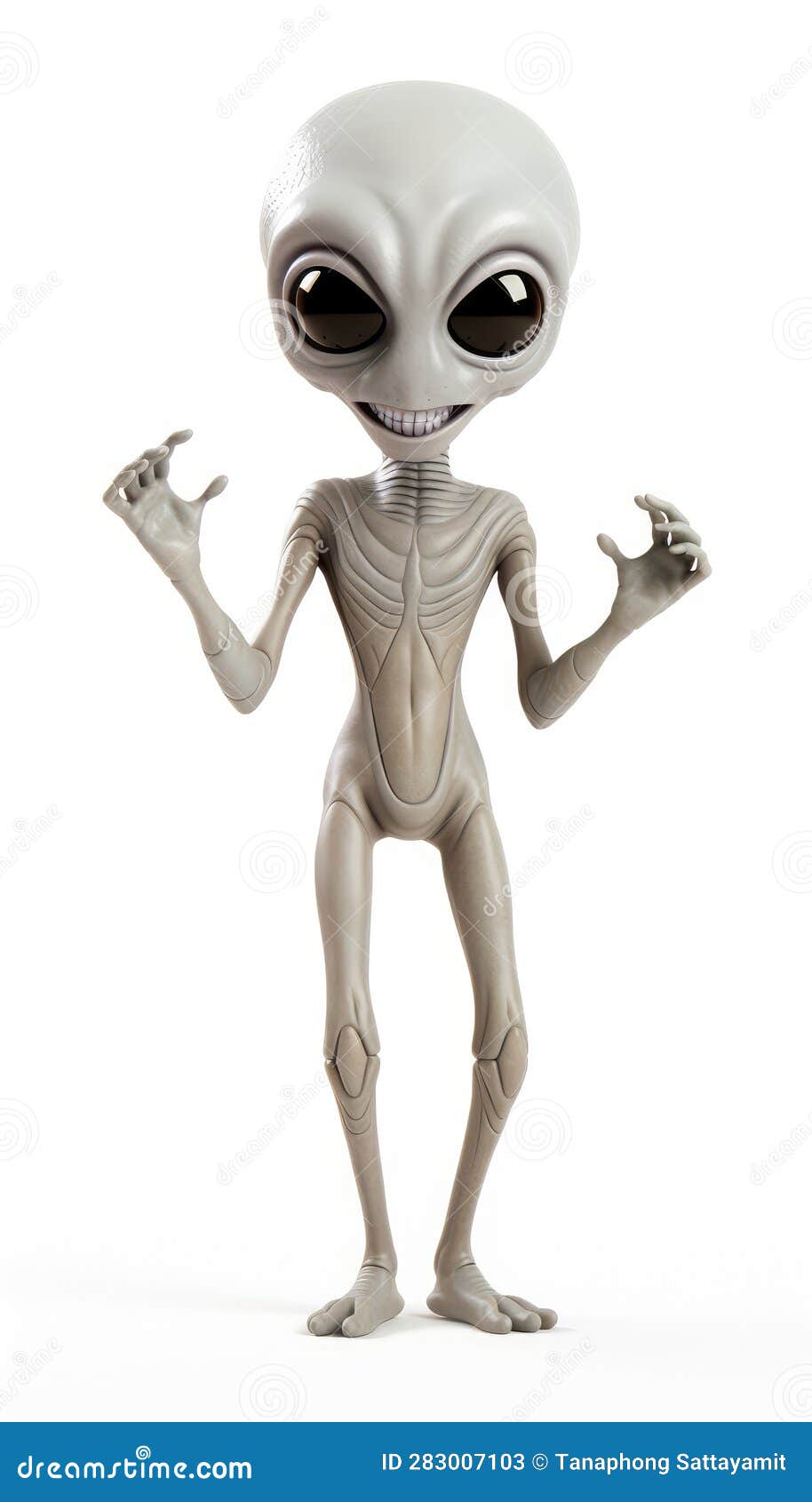 Alien Smiling Design Vector Illustration | CartoonDealer.com #317610142