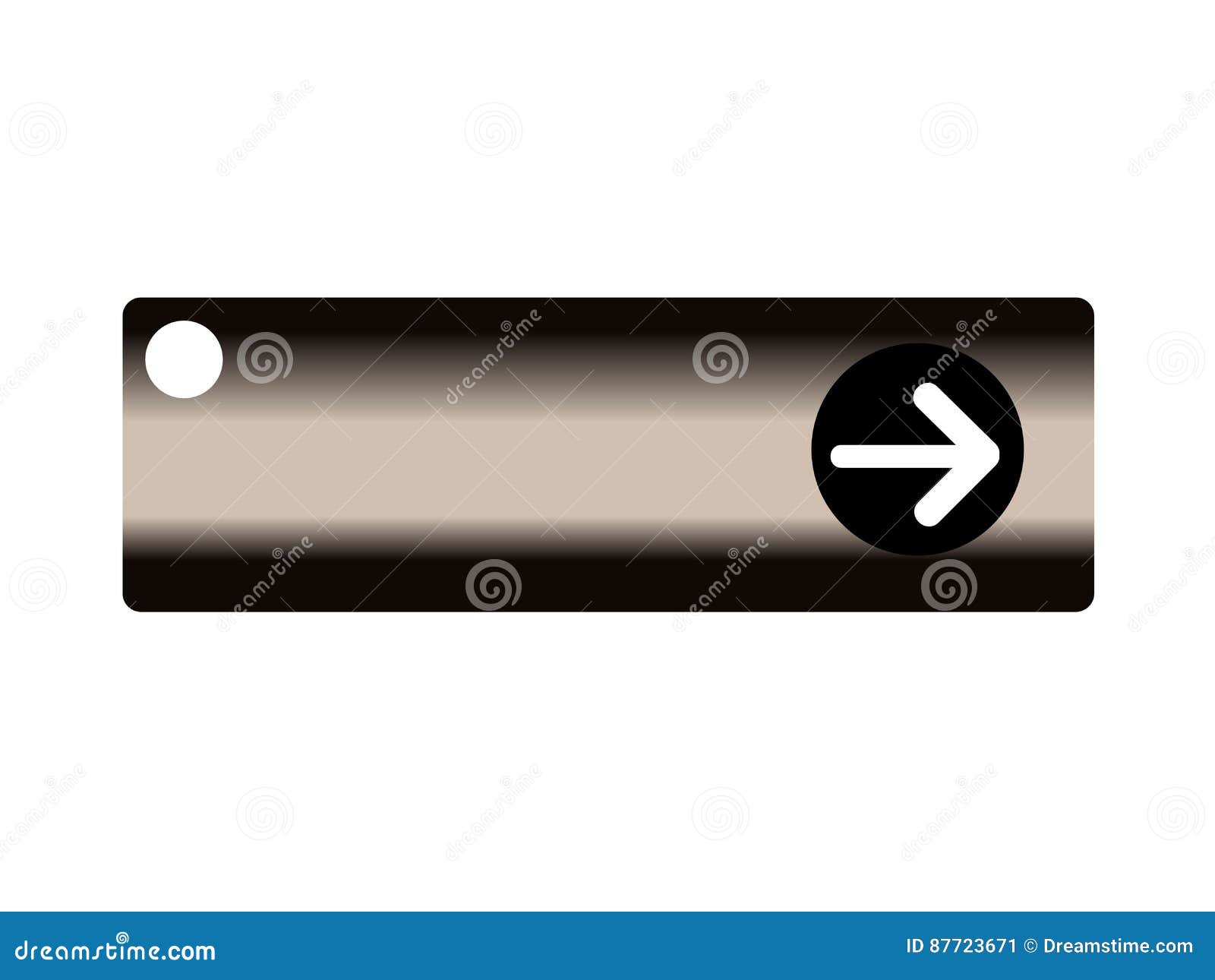 Grey arrow symbol. stock illustration. Illustration of next - 87723671