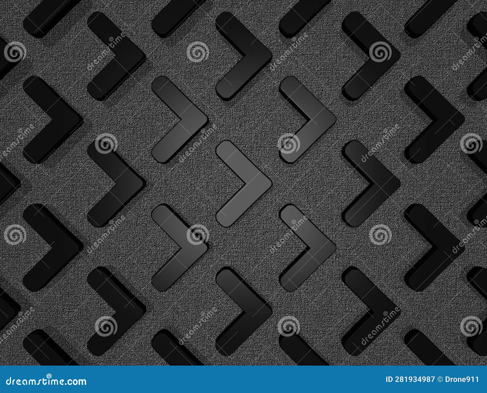 Grey Background with Black Arrows, Textured Layer, Abstract Design ...