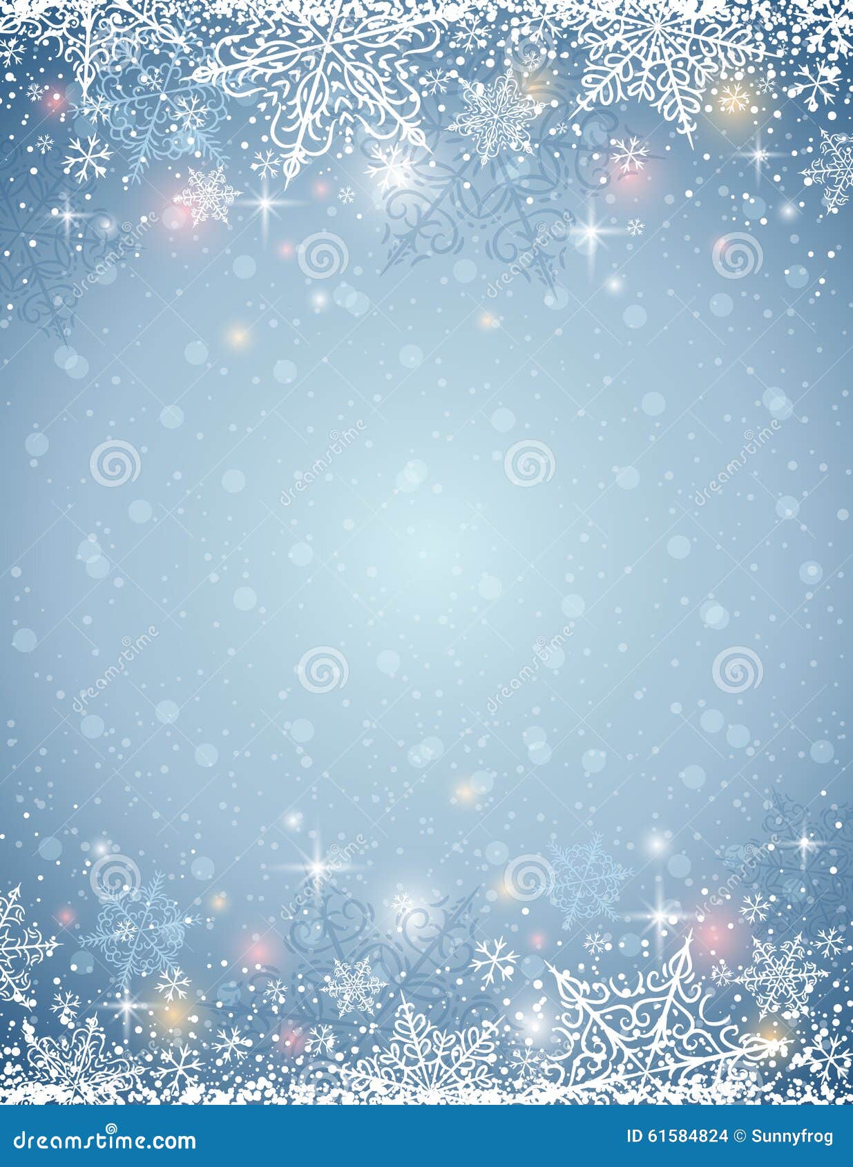 Grey Background with Frame of Snowflakes, Vector Stock Vector ... Grey Background with Frame of Snowflakes, Vector Stock Vector ...