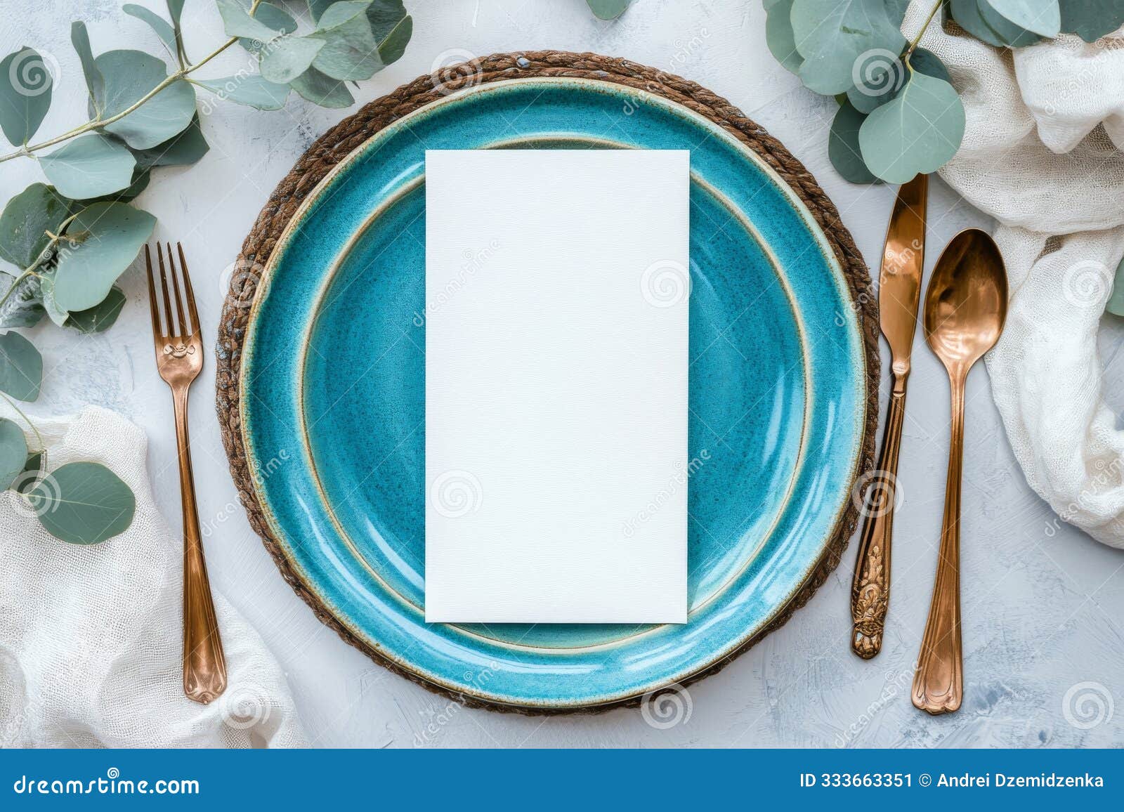 On a Grey Background, a Vertical Menu Card Mockup is Displayed with a ...