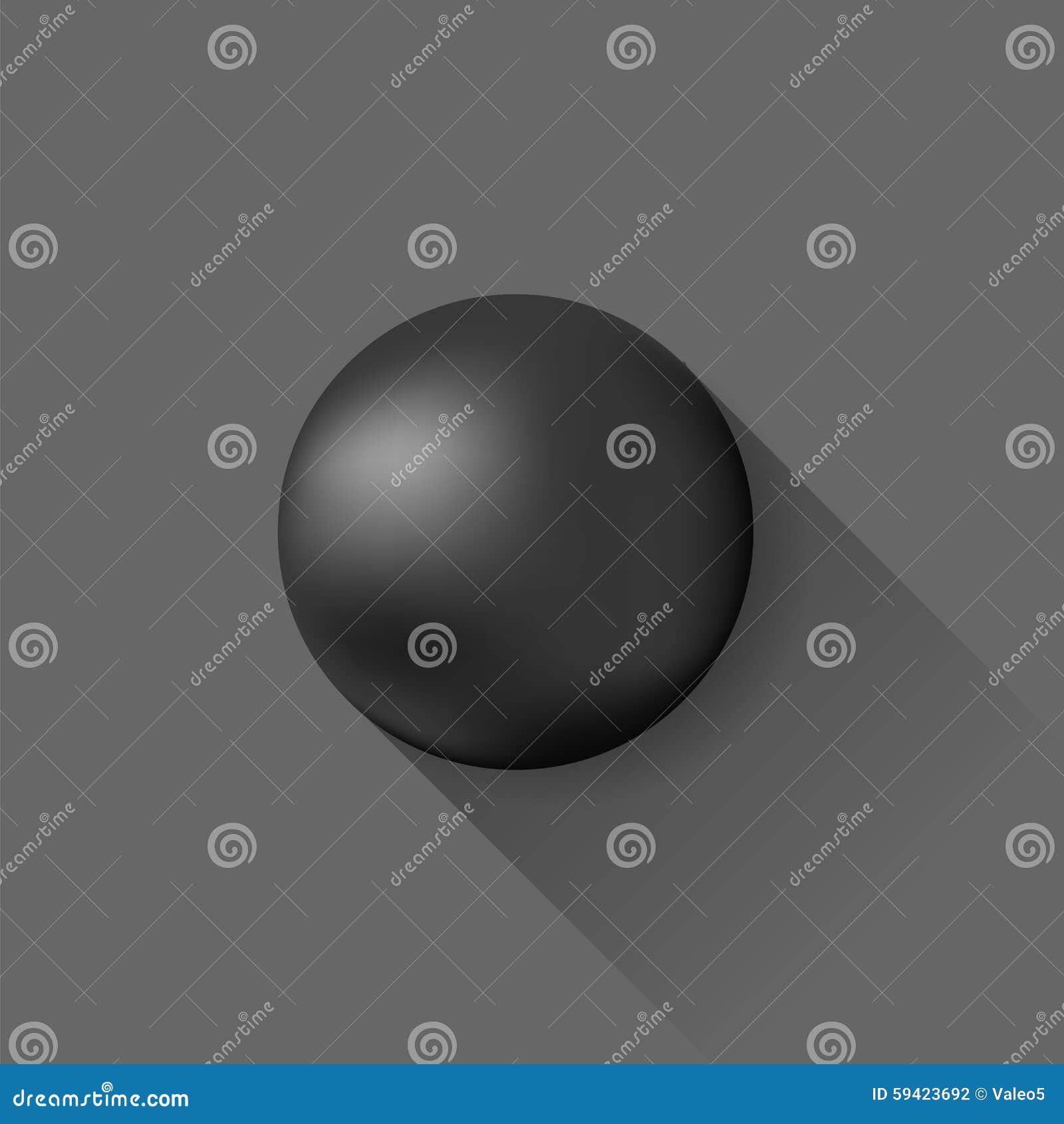 Grey Ball stock illustration. Illustration of circle - 59423692