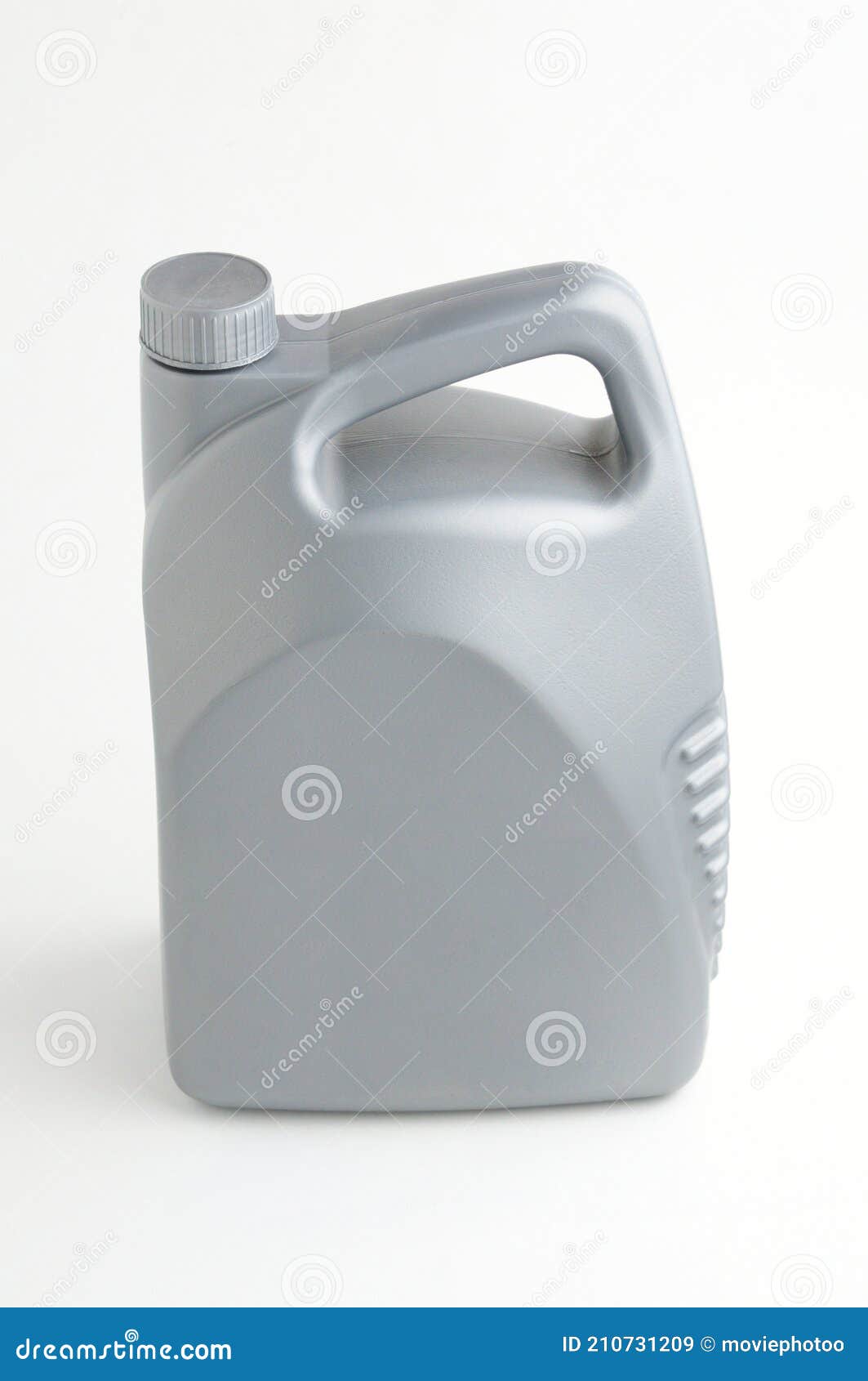 Grey Barrel on White Background Stock Image - Image of engine, water ...