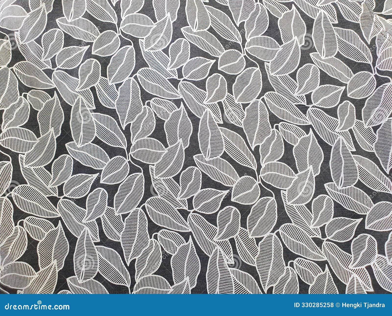 Grey Batik with Leaves Pattern. Batik is a Beautiful Work of Art from ...
