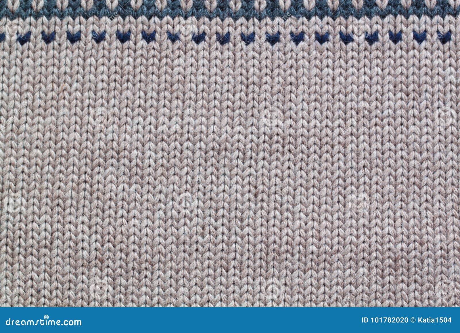 Grey and Beige Realistic Knitting Pattern Stock Photo - Image of ...