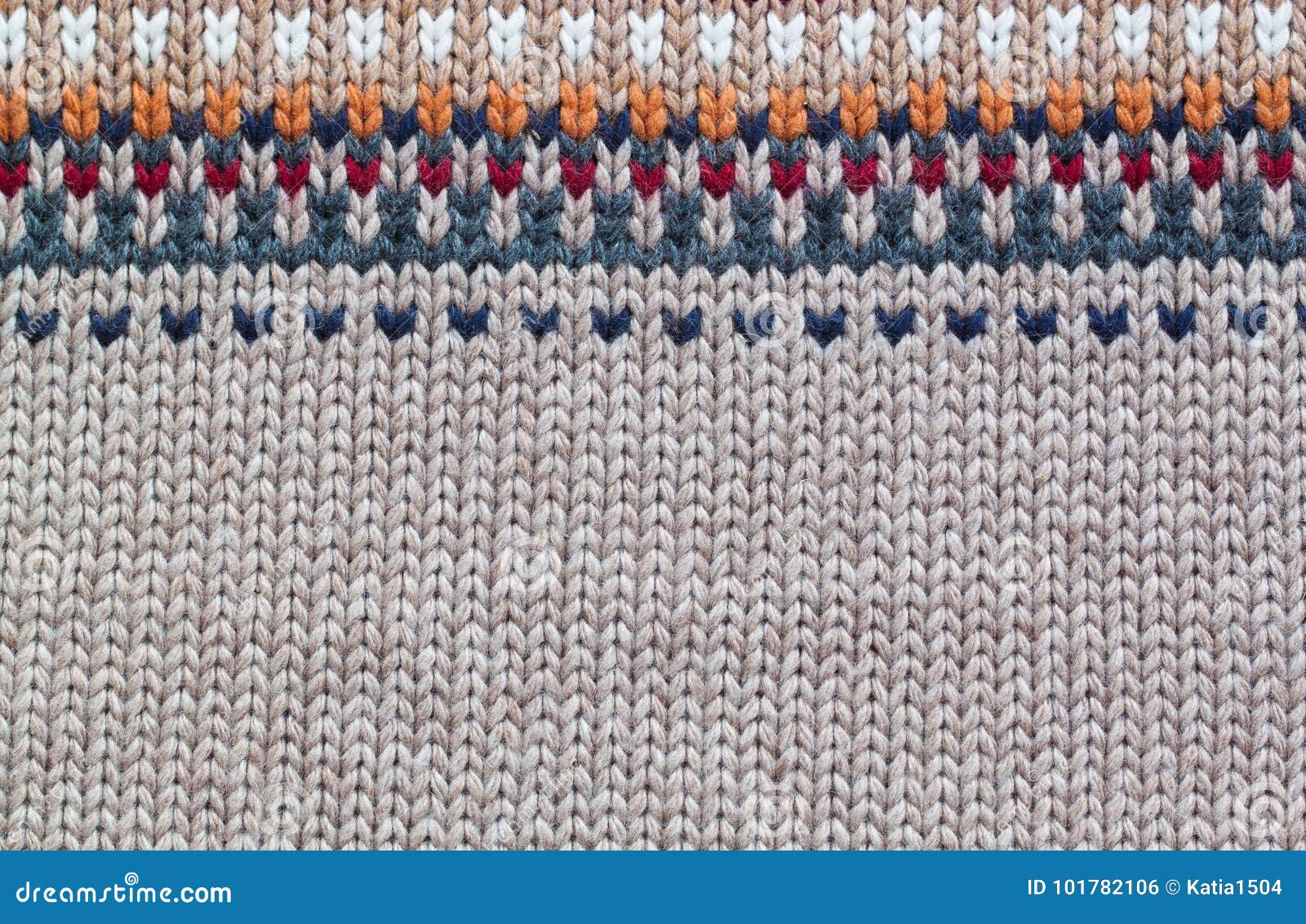 Grey and Beige Realistic Knitting Pattern Stock Photo - Image of detail ...