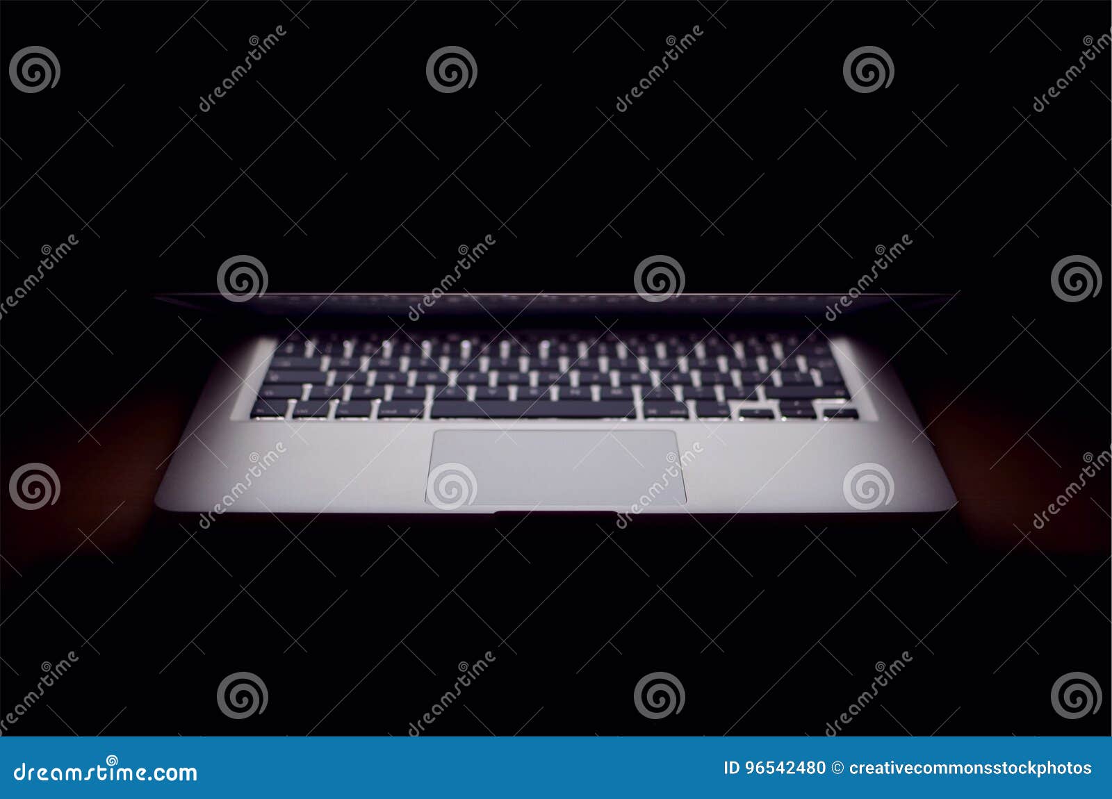 Grey And Black Laptop Computer Picture. Image: 96542480