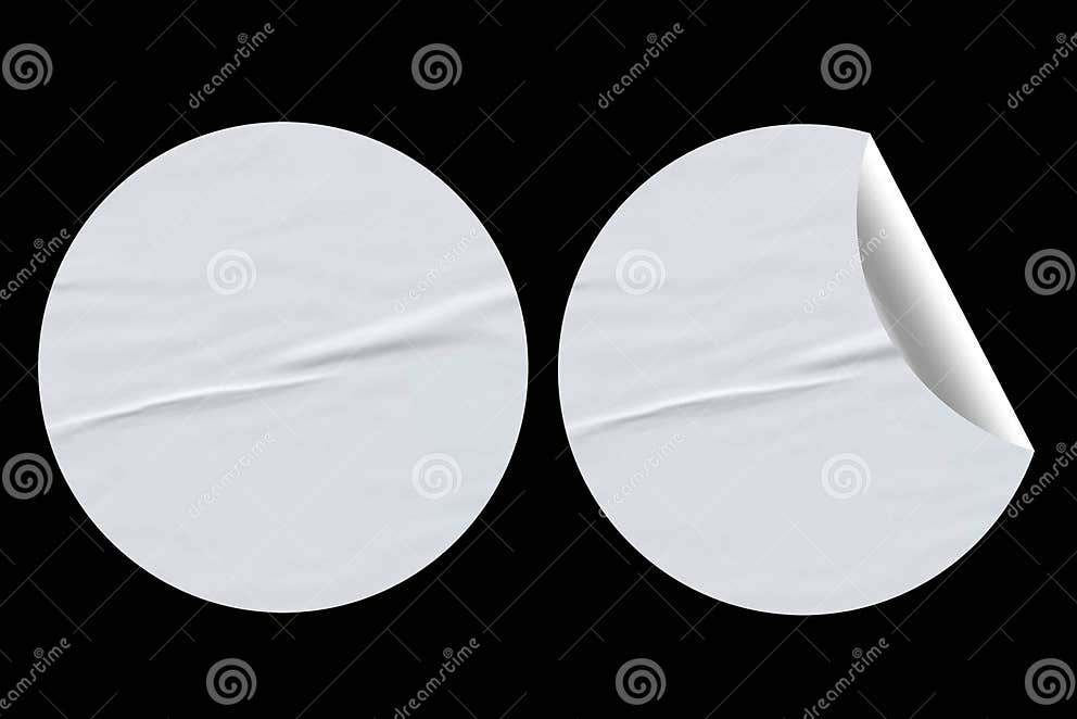 Grey Blank Sticker Design Set Stock Photo - Image of scrapbook, peeler ...