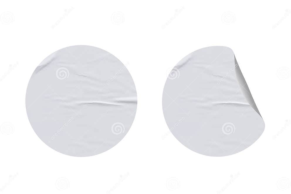 Grey Blank Sticker Design Set Stock Image - Image of paper, graphic ...