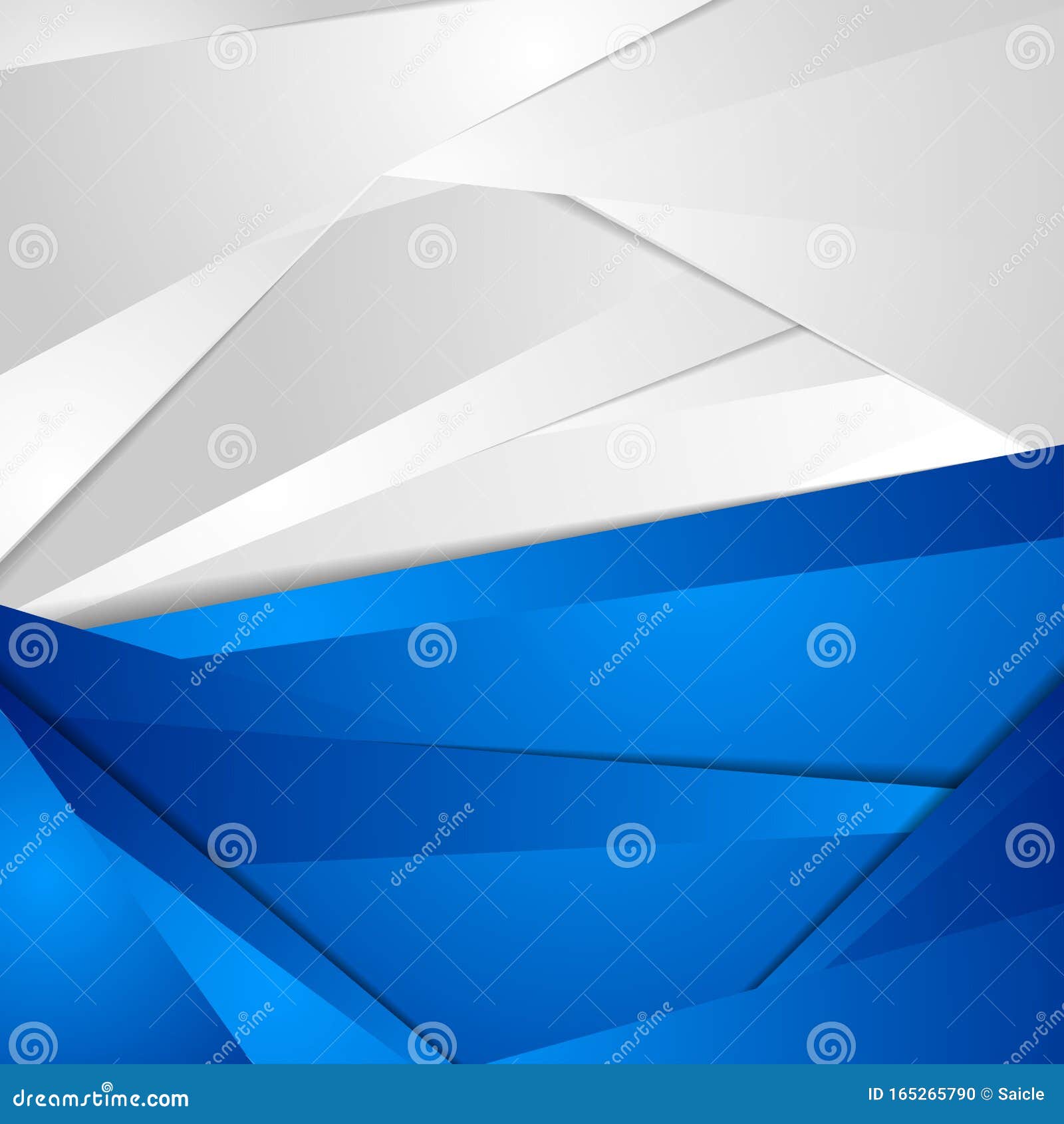 Grey and Blue Abstract Corporate Background Stock Vector - Illustration ...