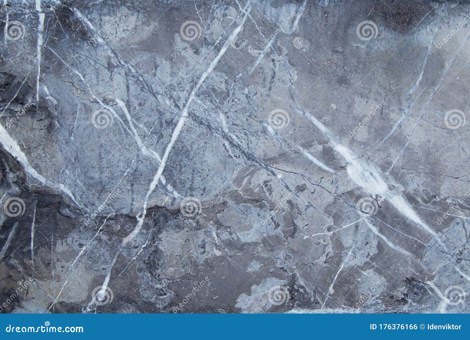 Grey Blue Marble Pattern, Natural Stone with Cracks, Cement Grunge Wall Texture Background Stock ...
