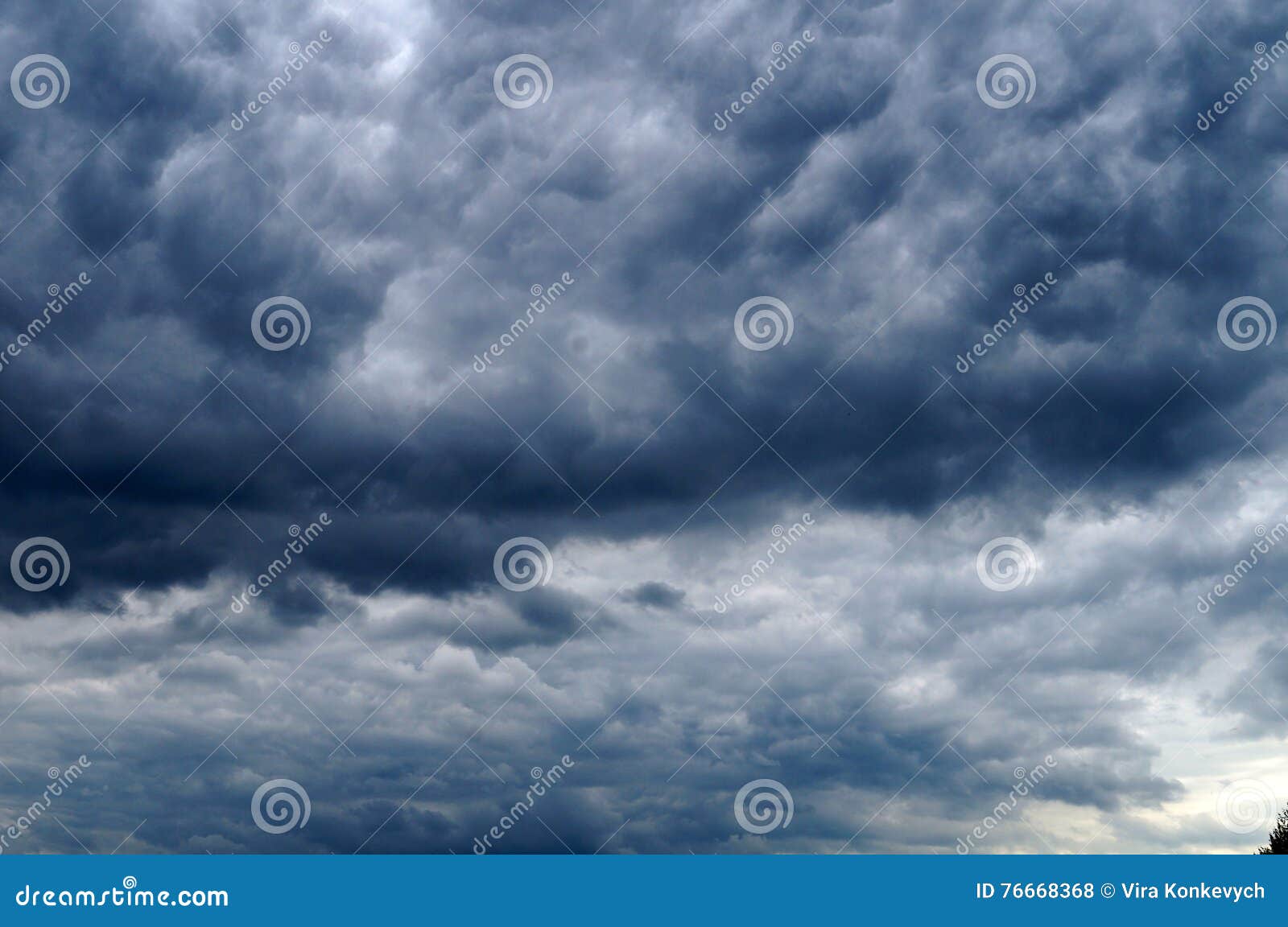 Grey and Blue Rain Clouds in the Sky Stock Photo - Image of view, blue ...