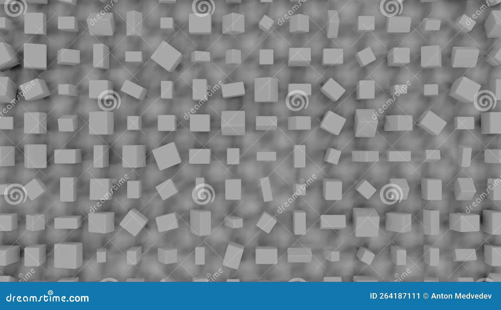 Grey Boxes Graphic Graphics - Randomize Concept - Abstract 3D ...