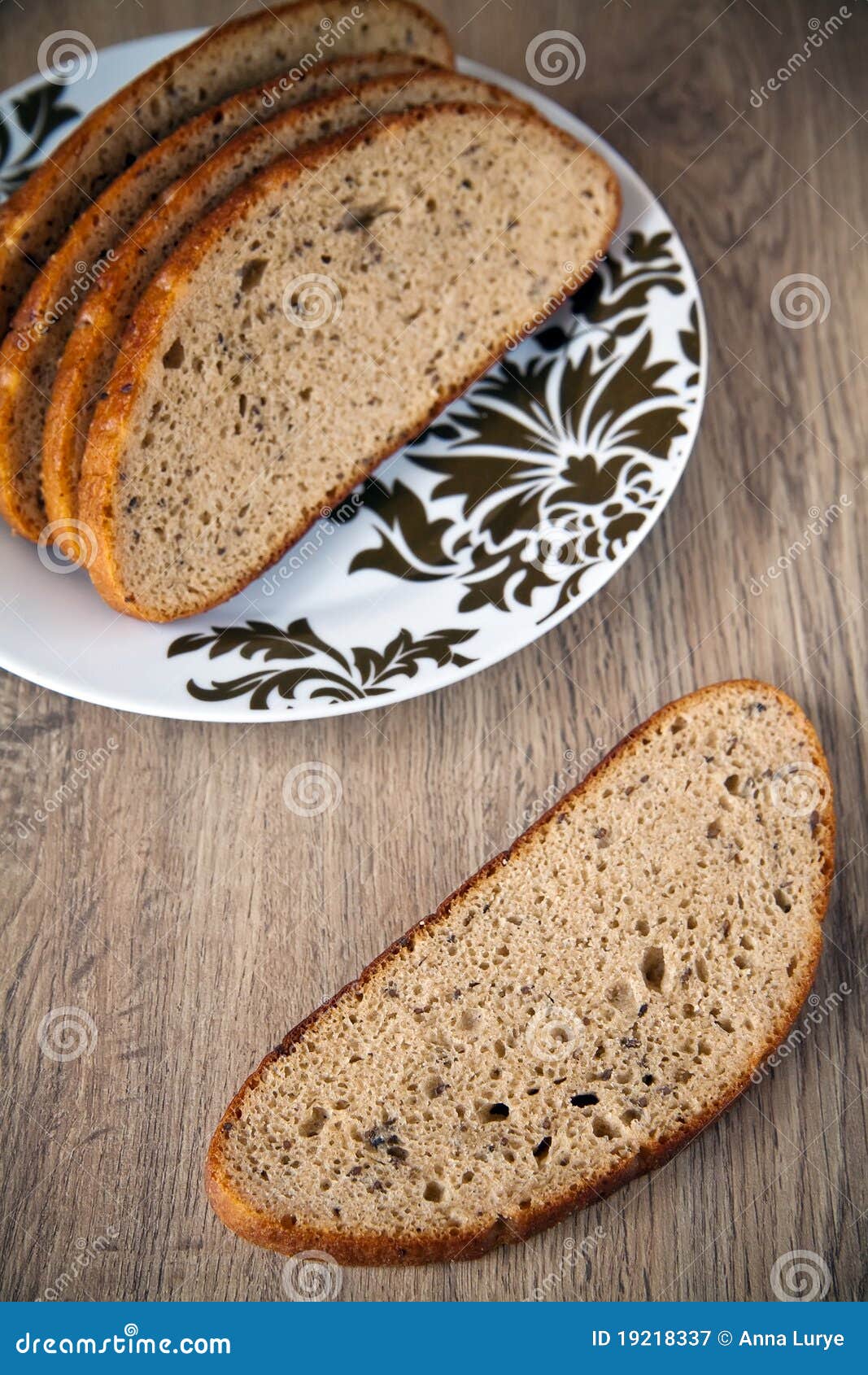 Grey Bread stock image. Image of gray, snack, grain, organic - 19218337