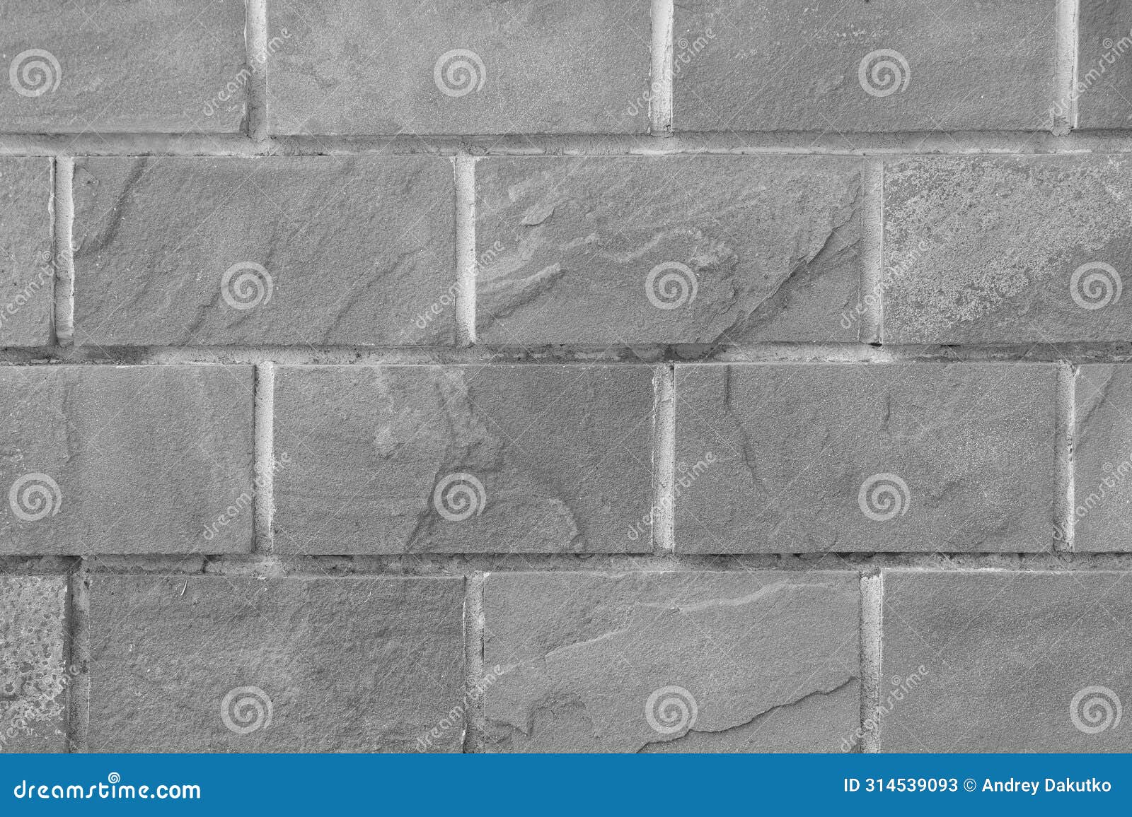 Grey Brick Blocks Brickwork Old Masonry Wall Texture Background ...
