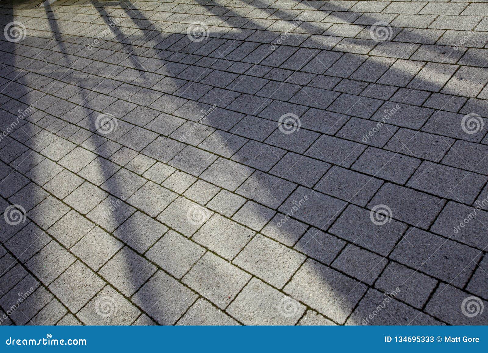 Grey Sidewalk Pavement with Shadows Stock Image - Image of modern ...
