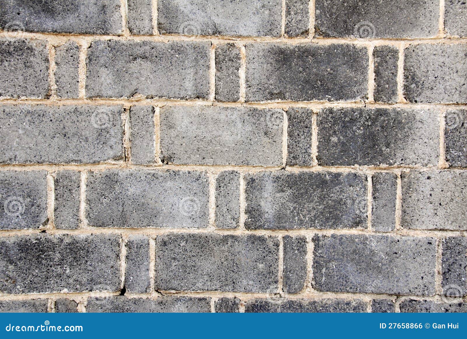 Grey brick wall stock photo. Image of bricks, color, bricklayer - 27658866