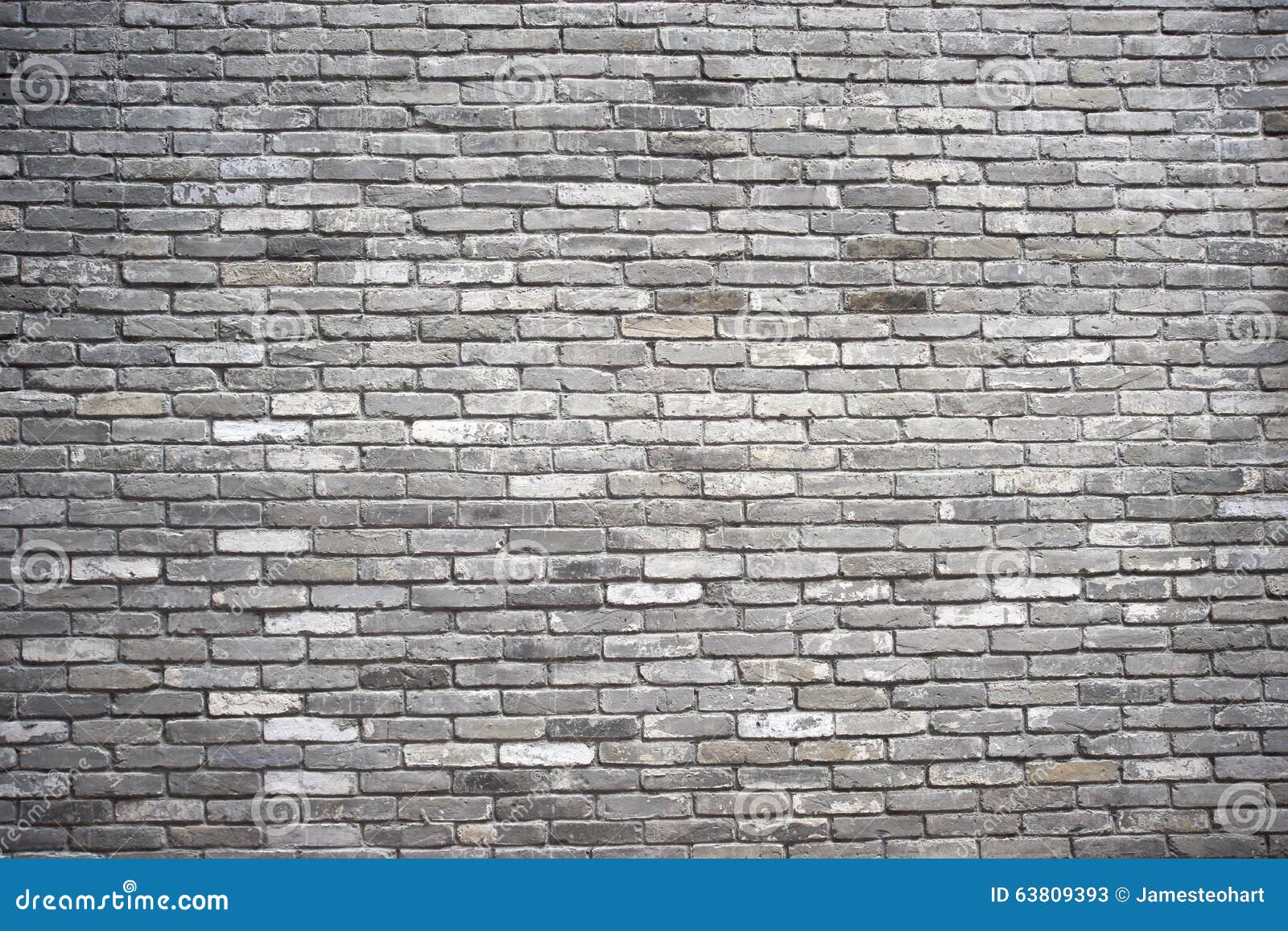 Grey Brick Wall , for Background Use . Stock Image - Image of grain ...