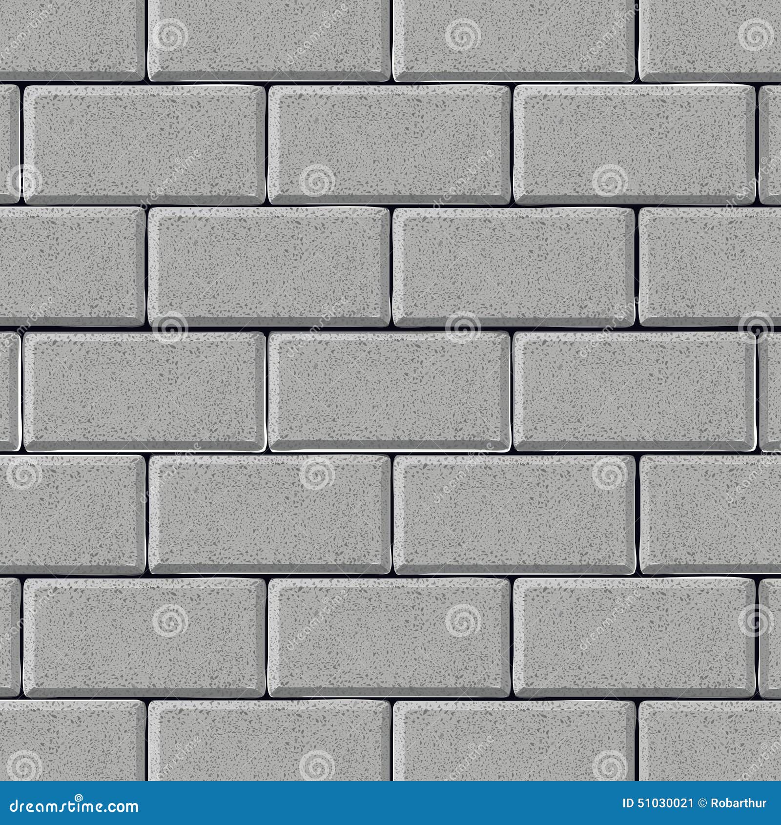 Grey Brick Wall stock vector. Illustration of deco, bricks - 51030021