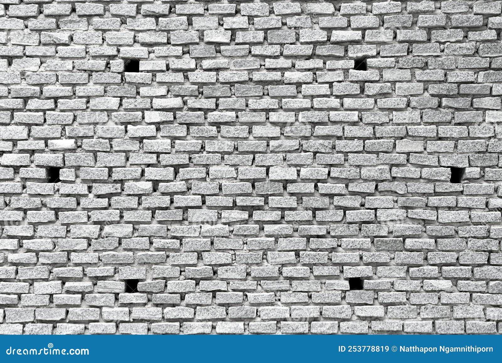 Grey Brick Wall Texture for Background Stock Image - Image of solid ...