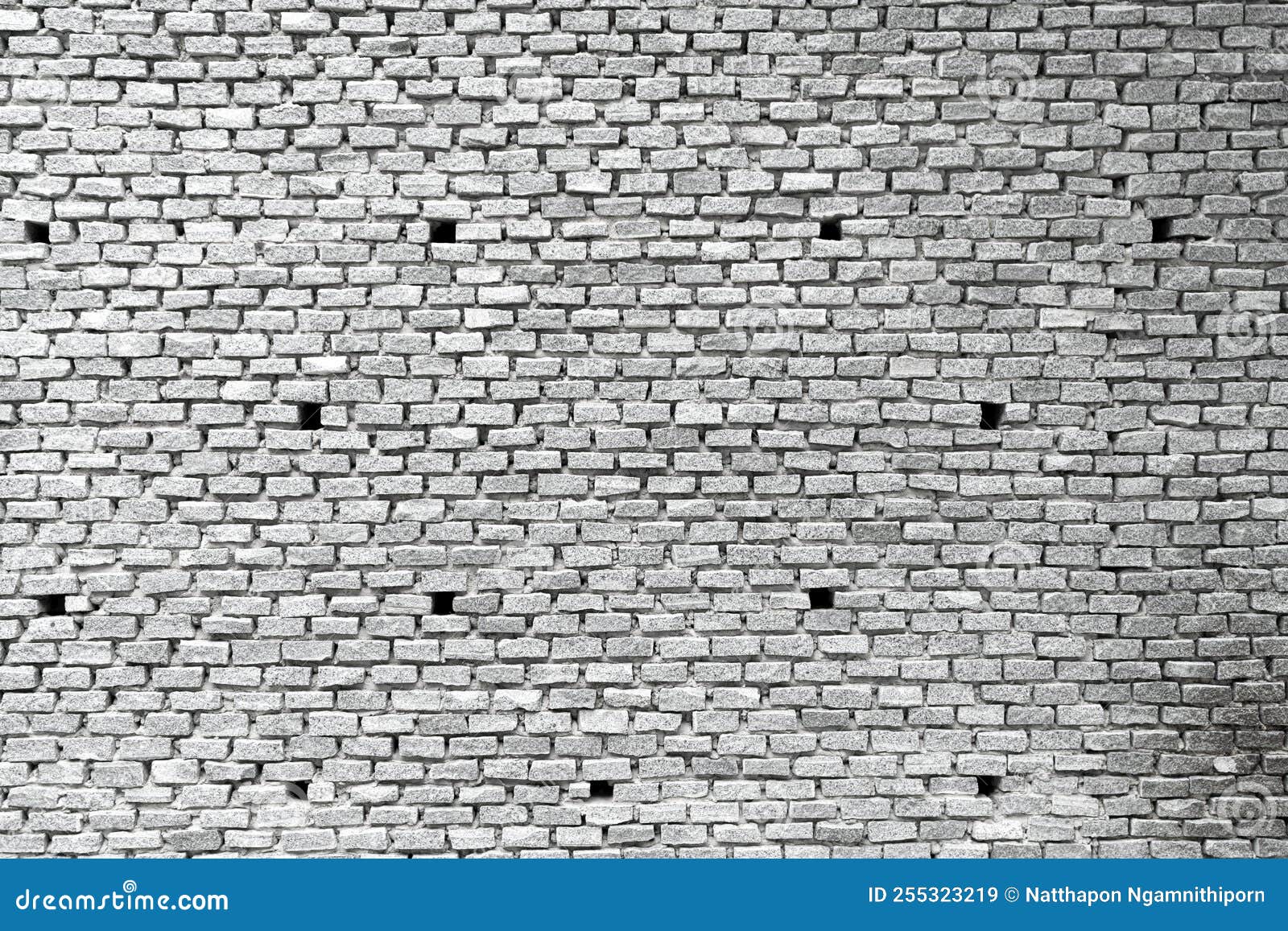 Grey Brick Wall Texture for Background Stock Image - Image of masonry ...