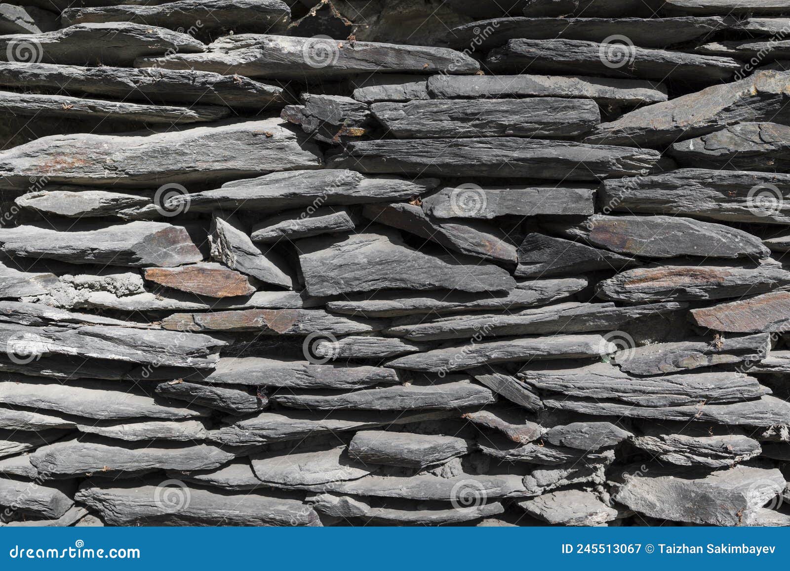 Grey Bricks Slate Texture Background, Slate Stone Wall Texture . Copy ...