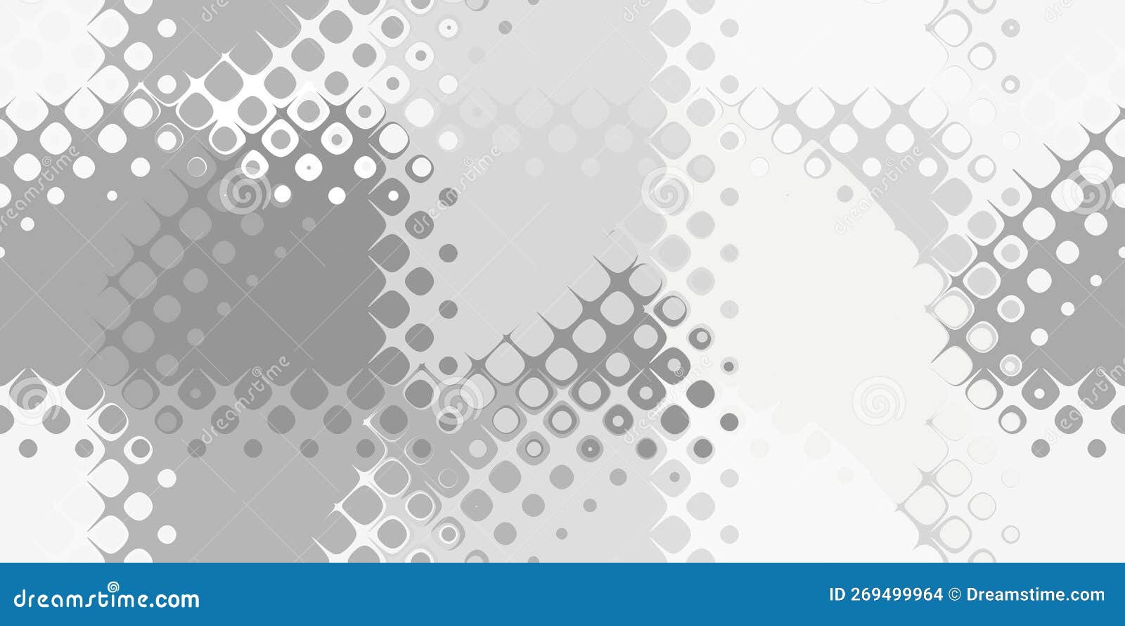 Grey Bright Bubbles Geometric Surface. Rounded Cells Grid Background ...