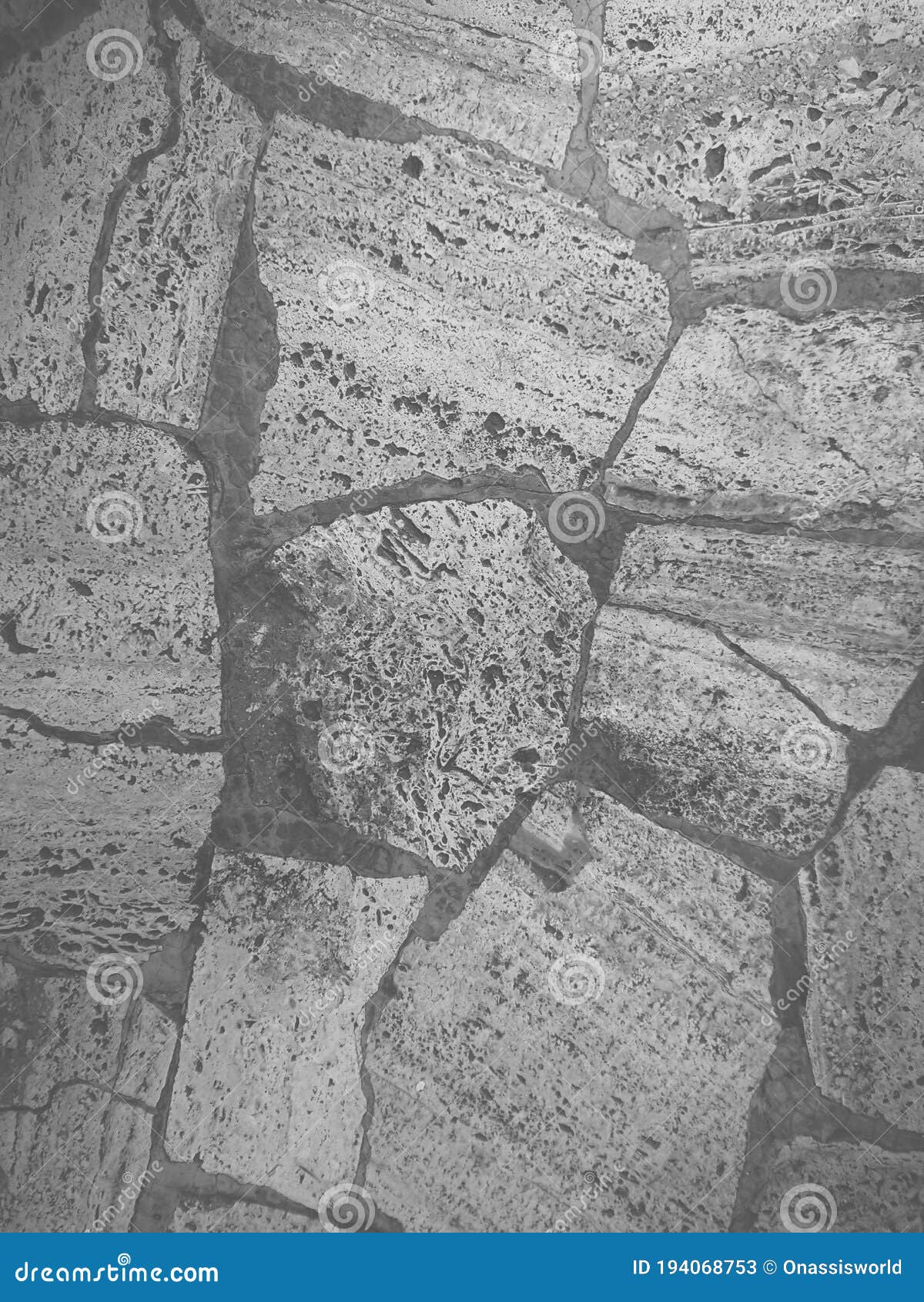 Grey Broken Tiles Interior Flooring Stock Image - Image of broken ...