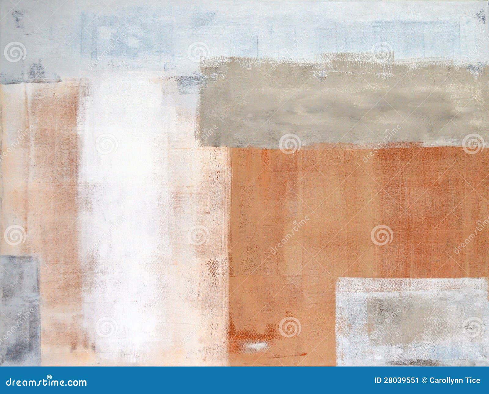 Grey and Brown Abstract Art Painting Stock Image - Image of design ...