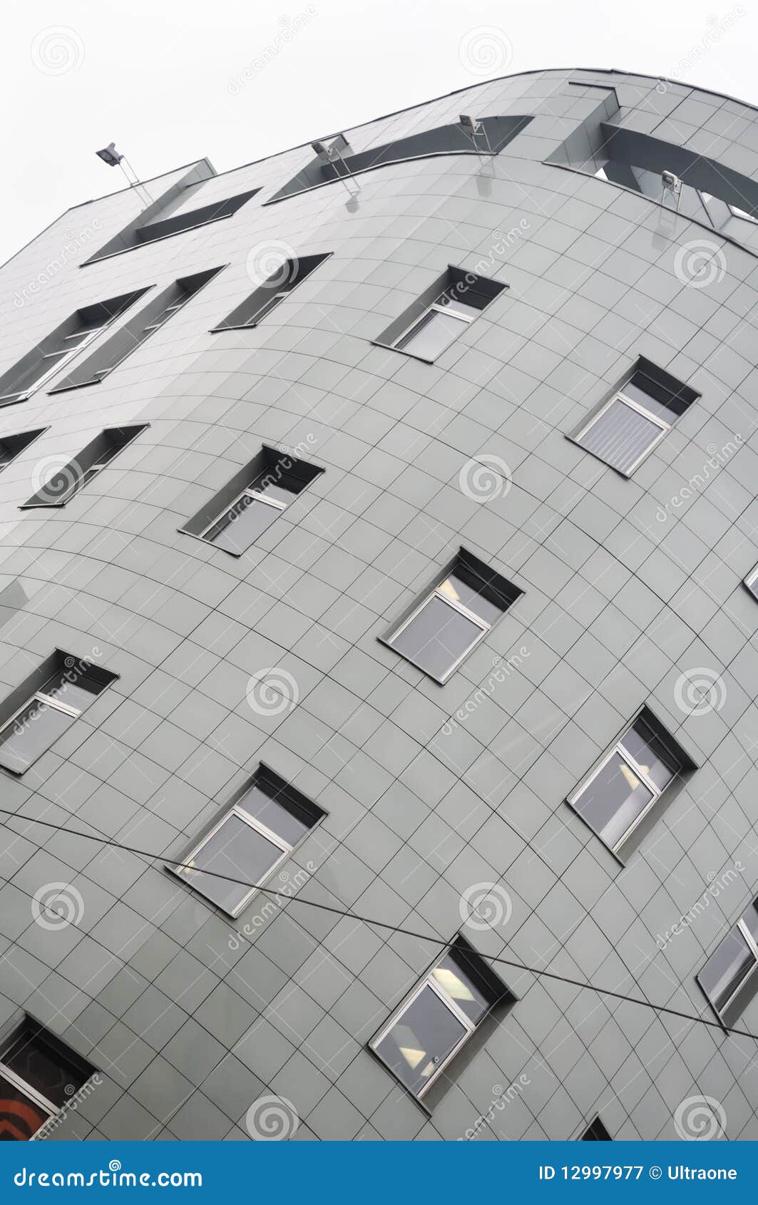 Grey building. stock image. Image of architecture, city - 12997977