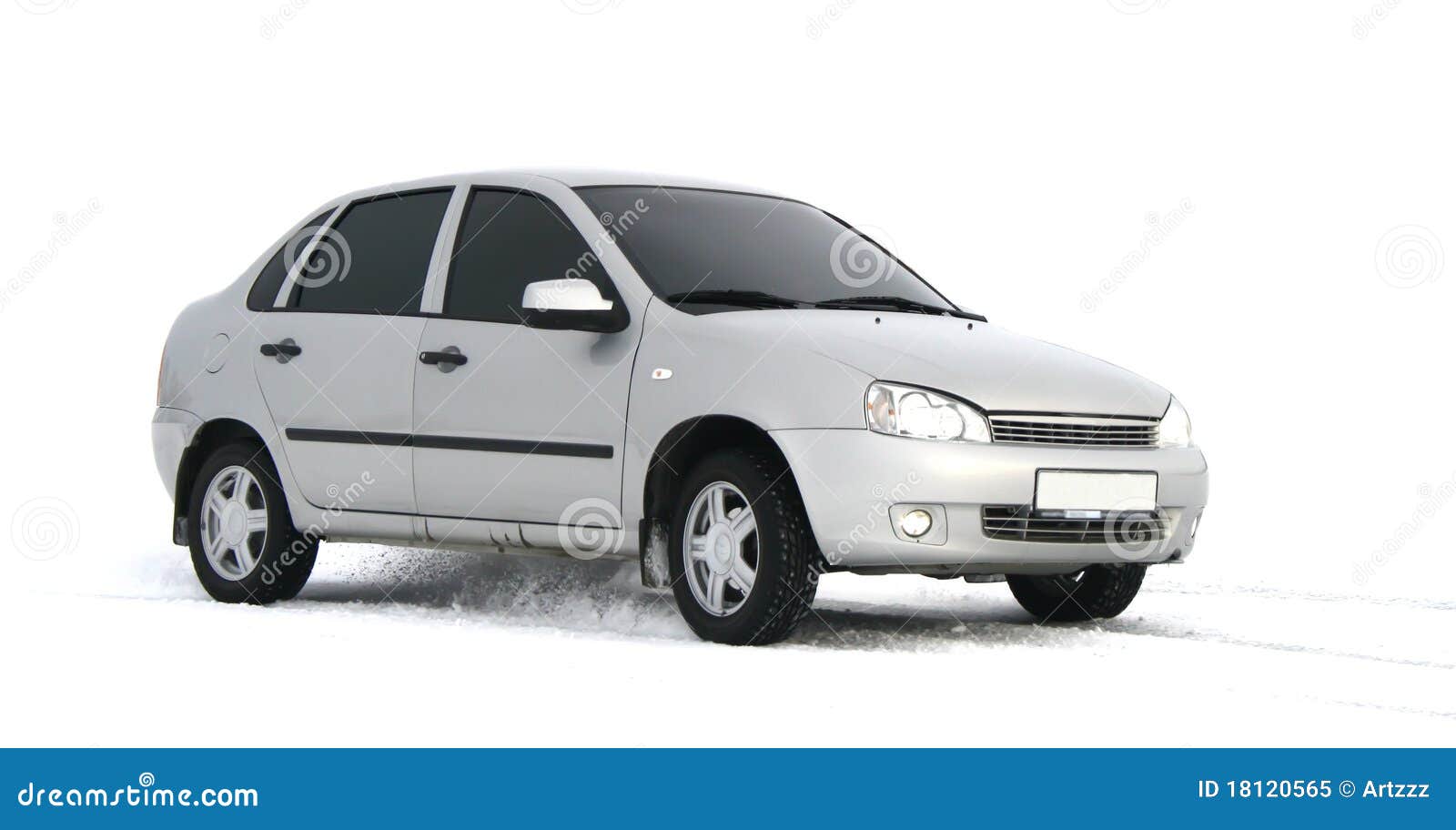 Grey Car Royalty Free Stock Photo - Image: 18120565