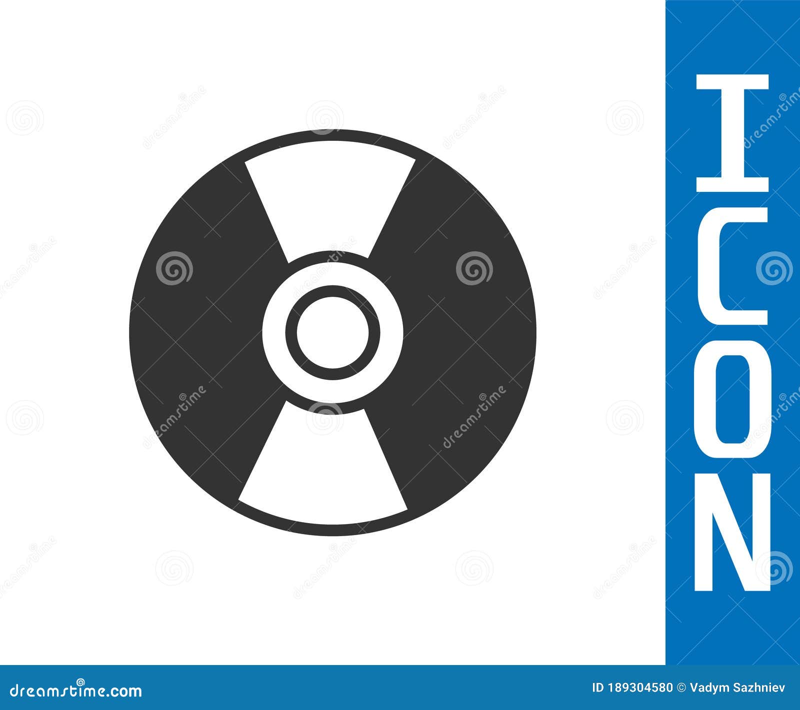Grey CD or DVD Disk Icon Isolated on White Background. Compact Disc ... Grey CD or DVD Disk Icon Isolated on White Background. Compact Disc ...