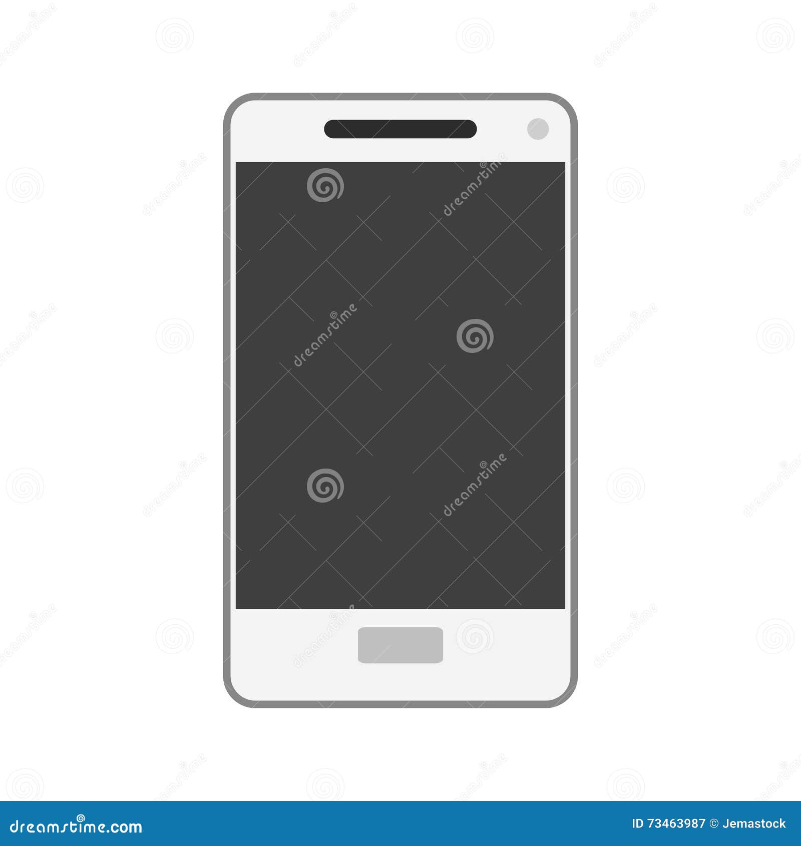 Grey cellphone icon stock illustration. Illustration of telephone ...