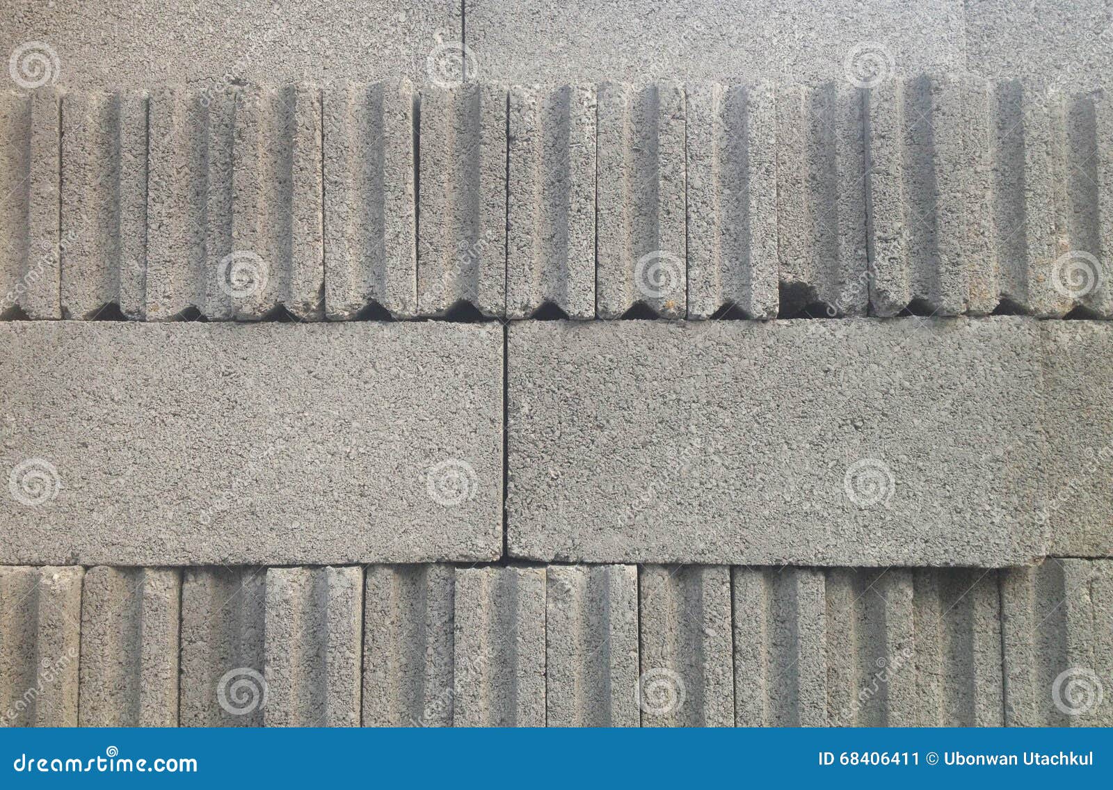 Grey Cement Block stock image. Image of masonry, grey - 68406411