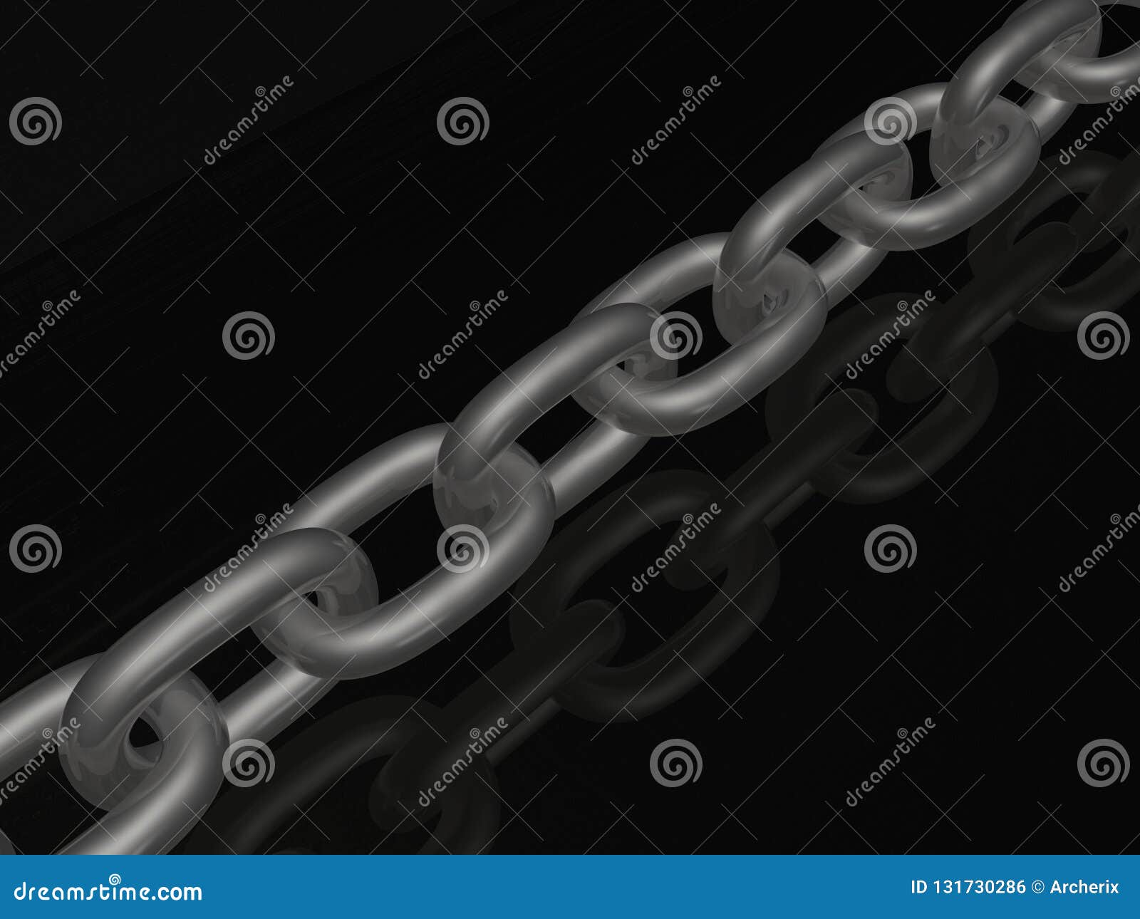 Grey chain stock illustration. Illustration of abstract - 131730286