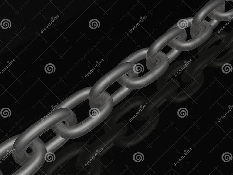 Grey chain stock illustration. Illustration of abstract - 131730286