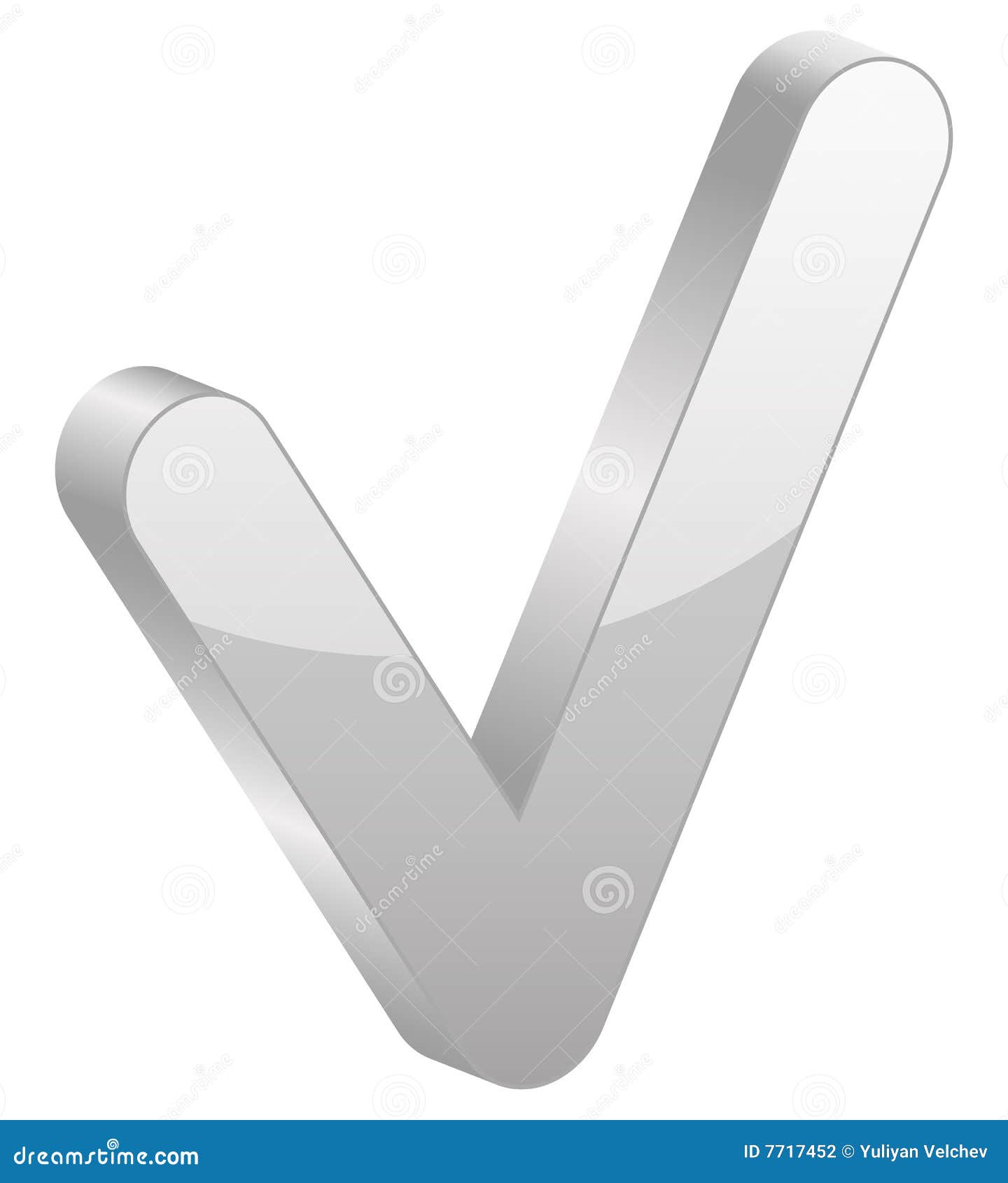 Grey check symbol stock vector. Illustration of silver - 7717452