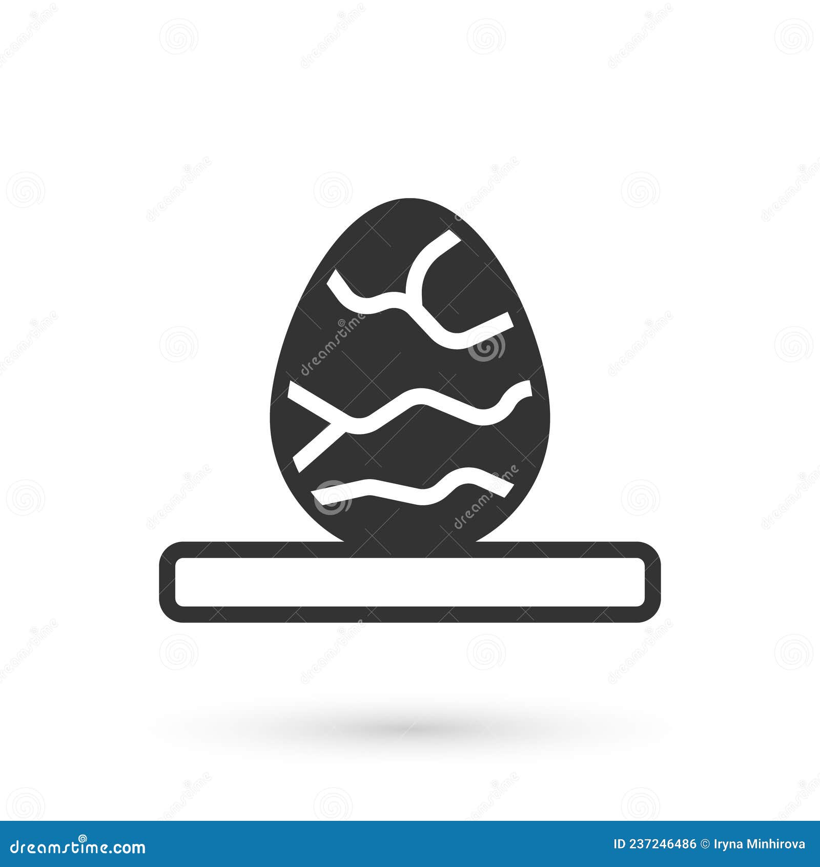 Grey Chinese Goose Vector Silhouette Illustration Isolated On White ...