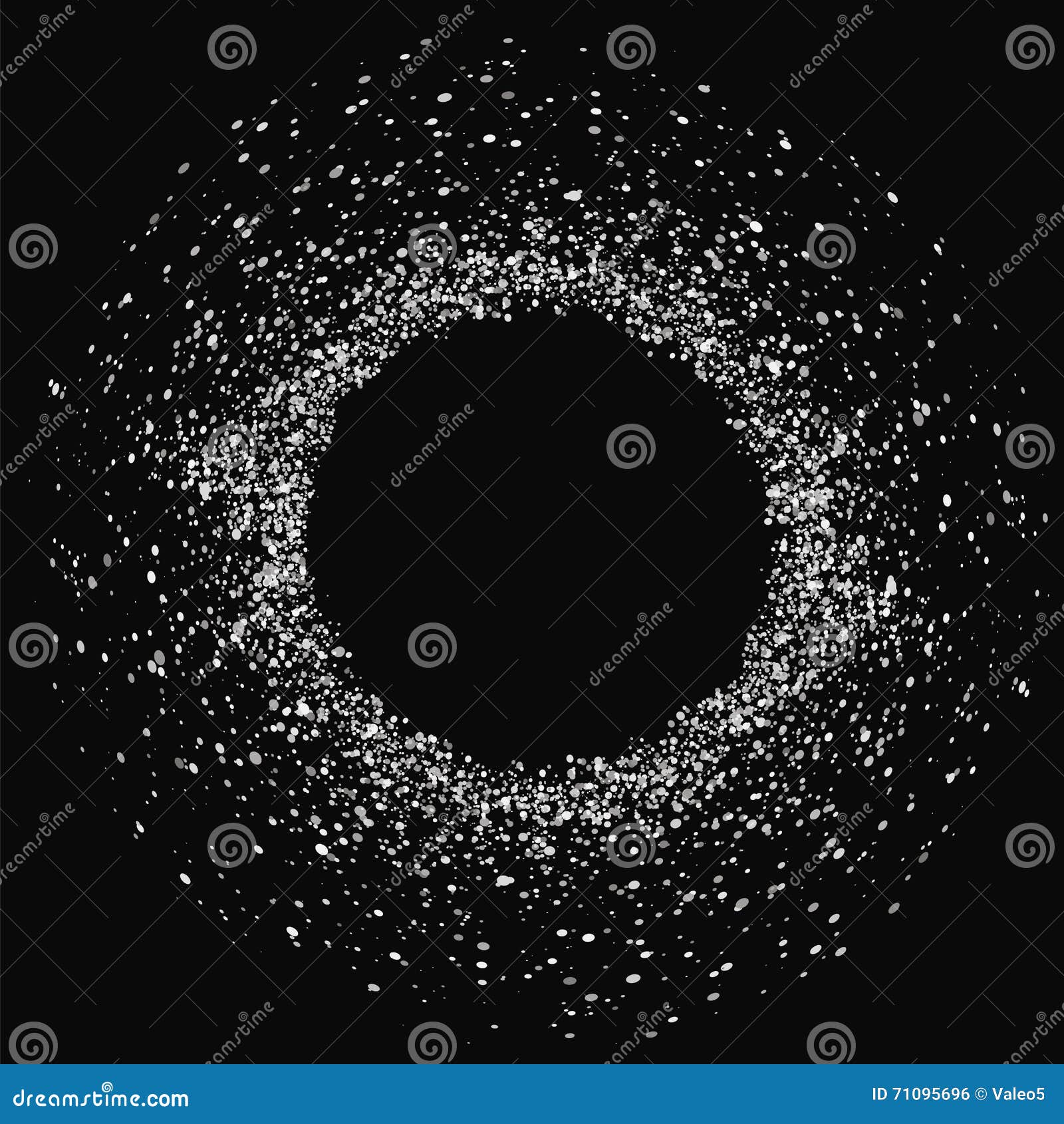 Grey Circle Frame stock abbildung. Illustration von schnitt - 71095696