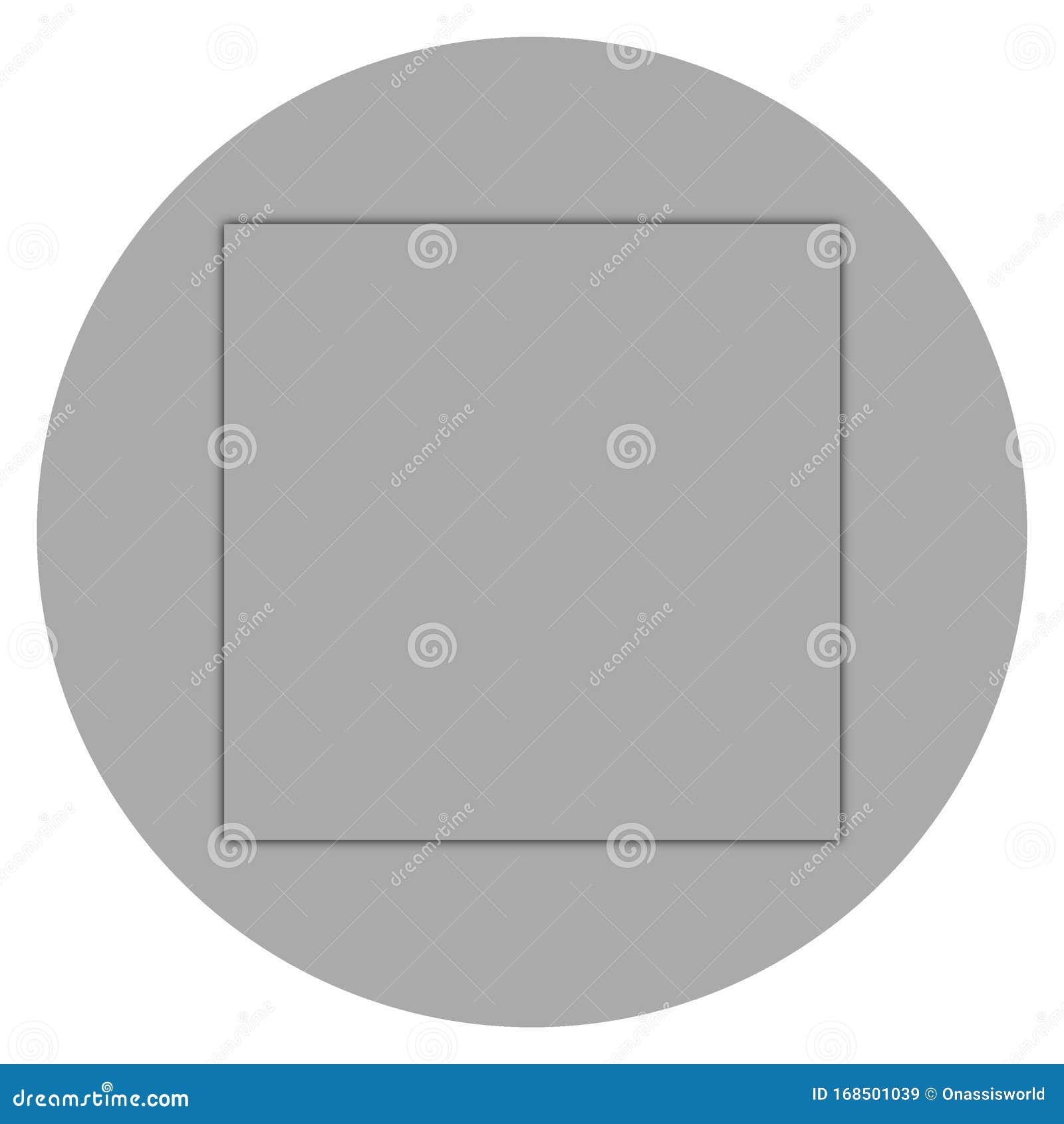Grey Circle Shape Label for Website Graphics Stock Illustration ...