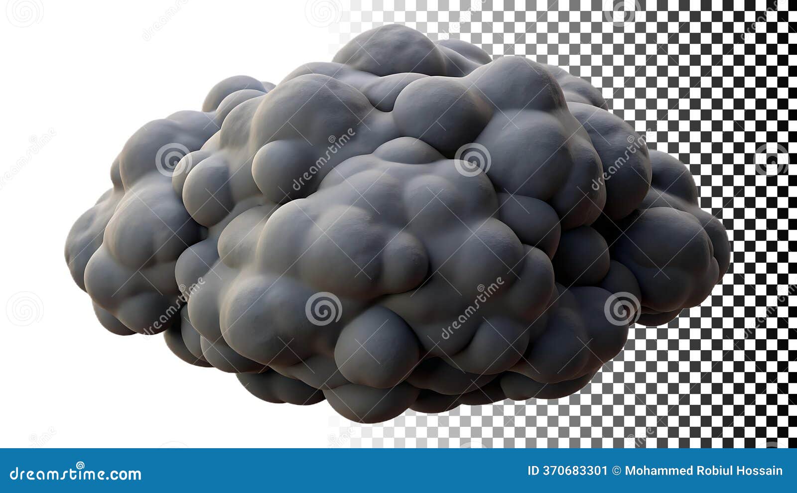 Grey Puffy Cloud, Soft Weather Icon For Forecasts And Apps Png ...