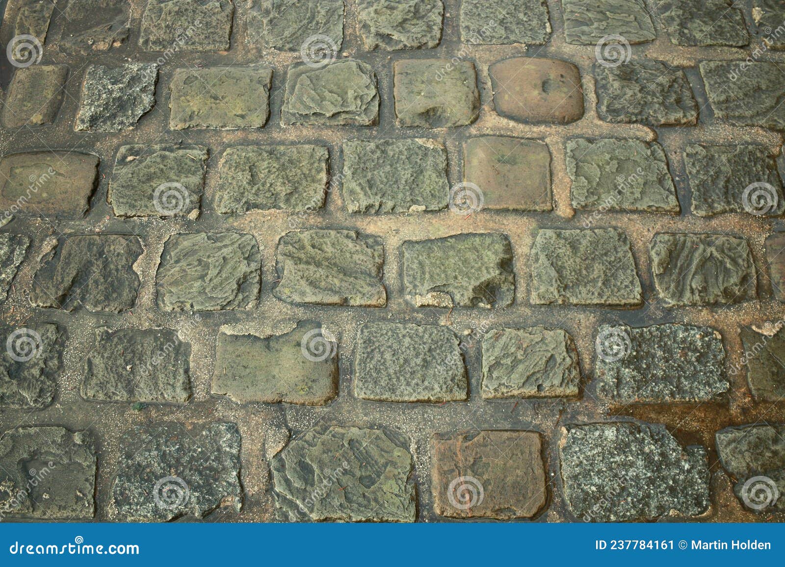 Grey cobbled path stock image. Image of texture, stone - 237784161