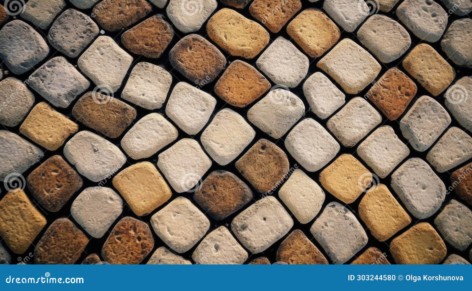 Grey Cobblestone Texture for Traditional Pavement Design Stock Photo ...