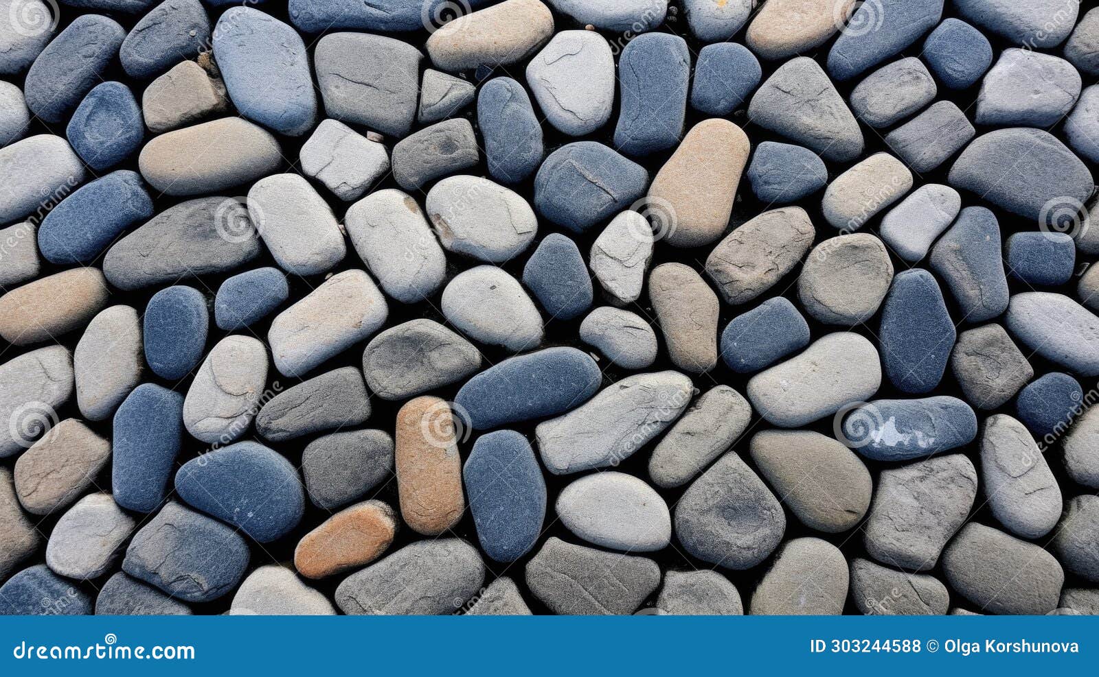 Grey Cobblestone Texture for Traditional Pavement Design Stock Photo ...